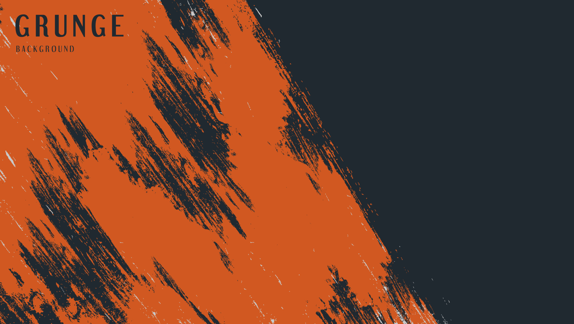 Minimal Abstract Orange Grunge Scratch Texture Design In Dark