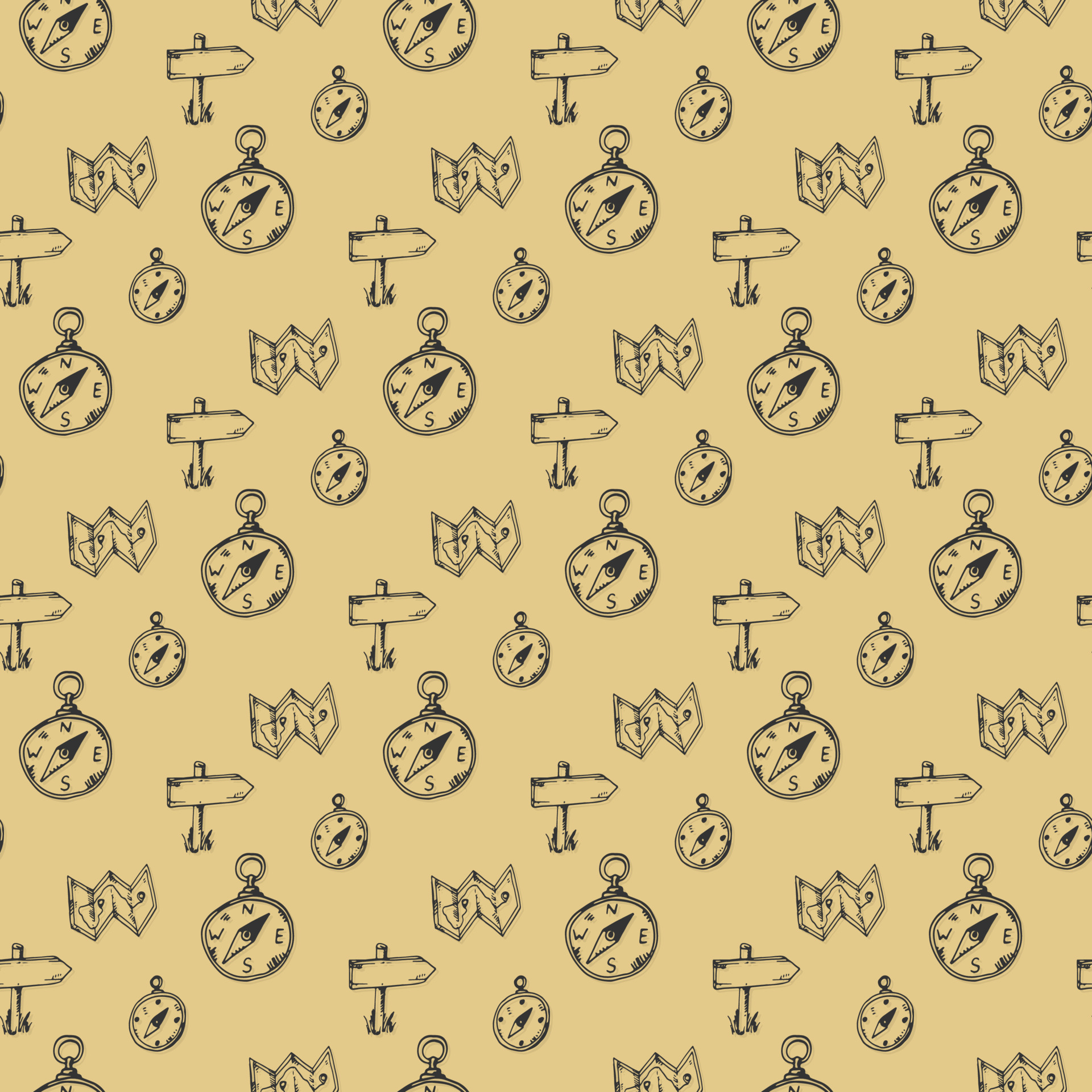 Map and navigation Seamless Pattern Design 4724329 Vector Art at Vecteezy