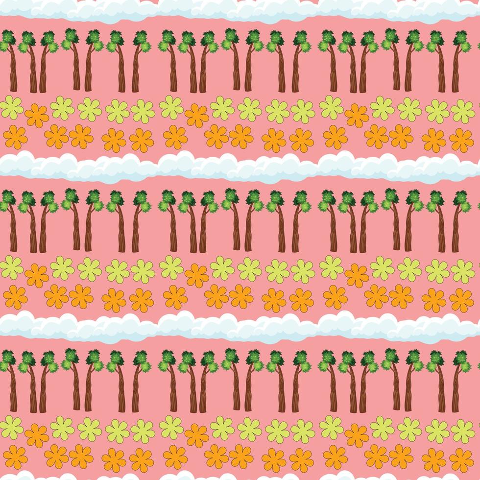 Tree Seamless Pattern Design 4724972 Vector Art at Vecteezy