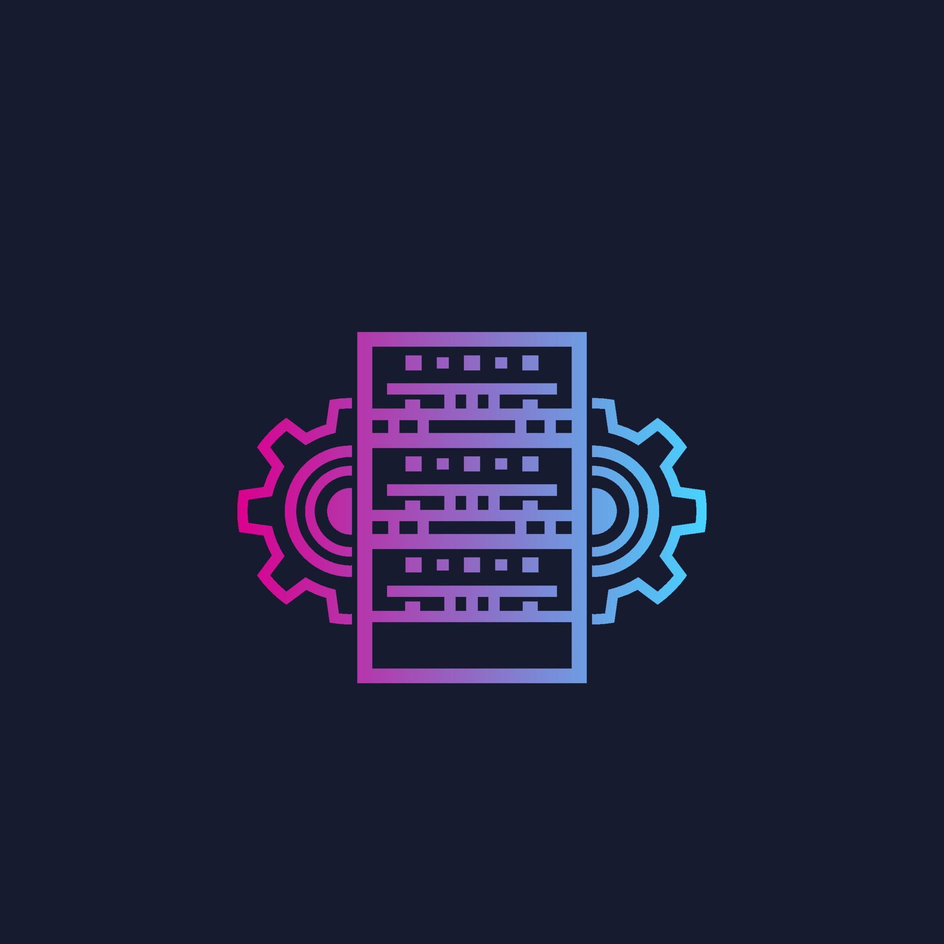Server Hosting Administration And Network Configuration 4727076 Vector
