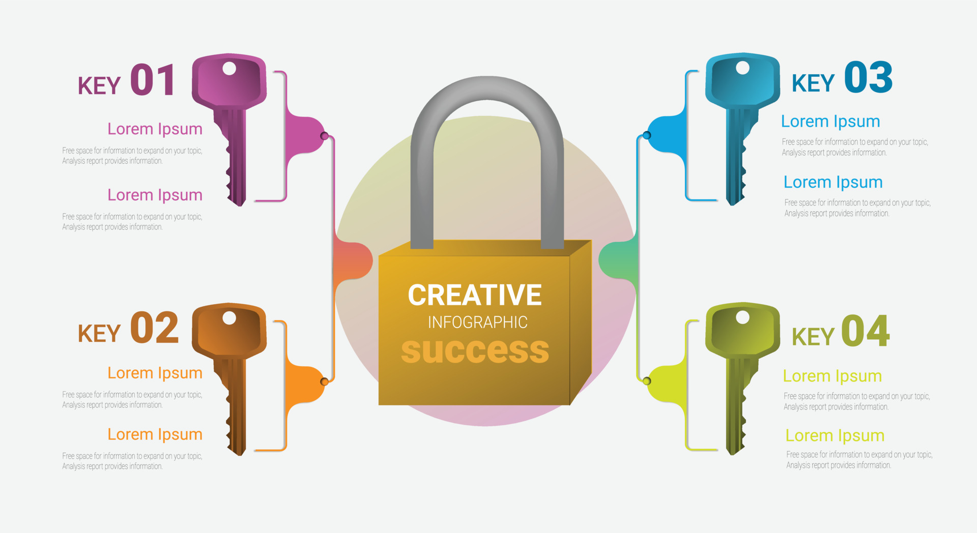 Key elements infographics design for Presentation business 4736418 ...