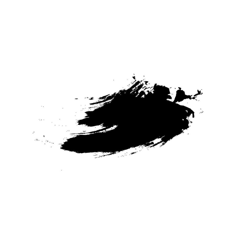 Art black ink abstract brush stroke paint background vector 4741727 ...