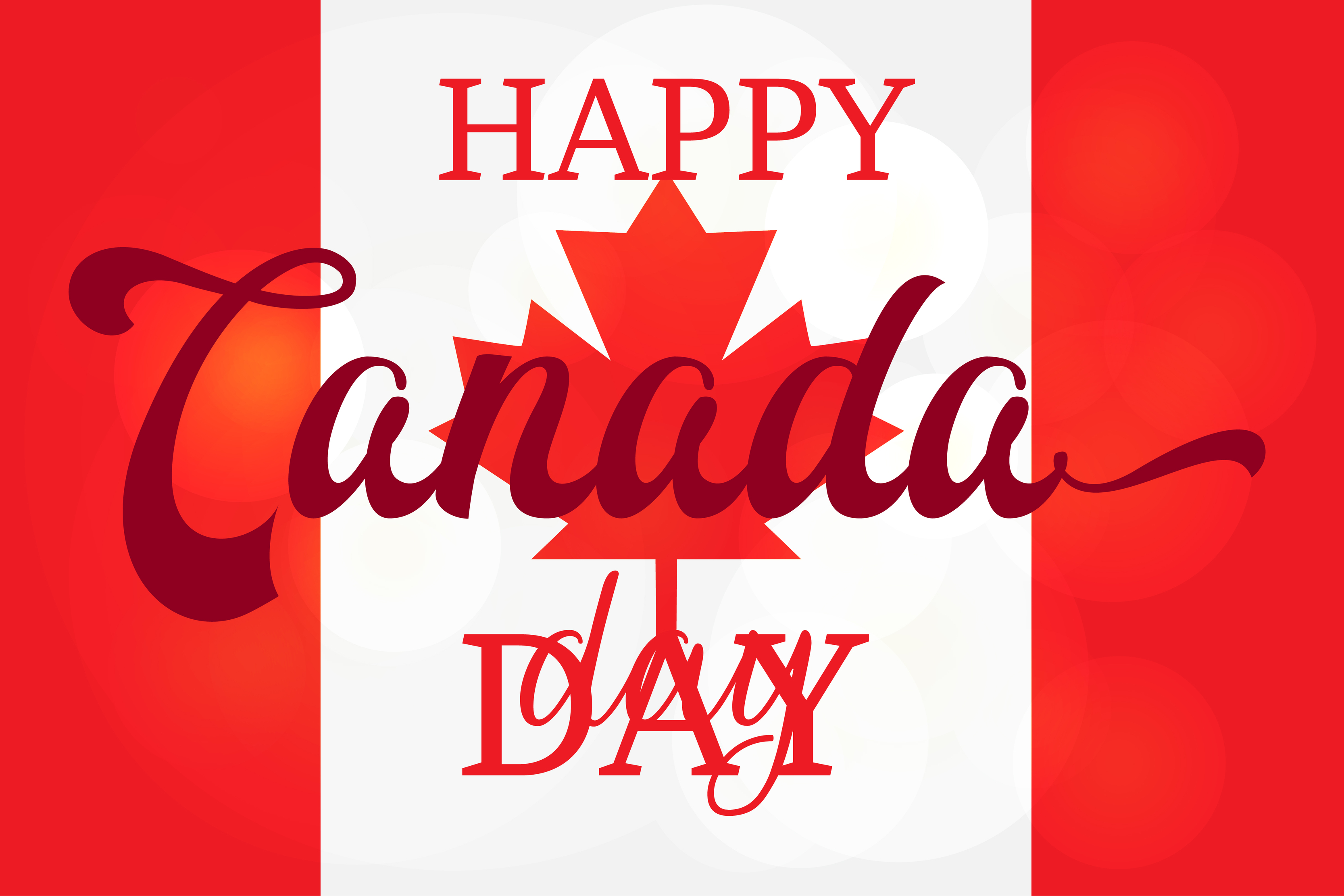 Happy Canada Day 4743341 Vector Art at Vecteezy