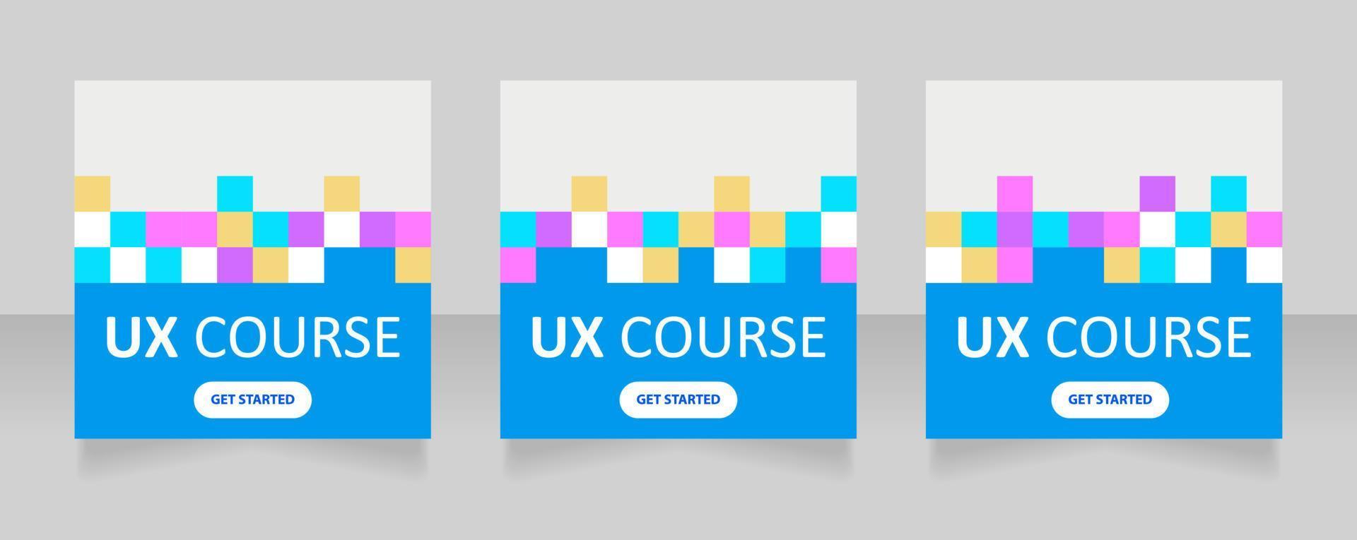 Interaction design lessons web banner design template 4747858 Vector ... Interaction design lessons web banner design template 4747858 Vector ...