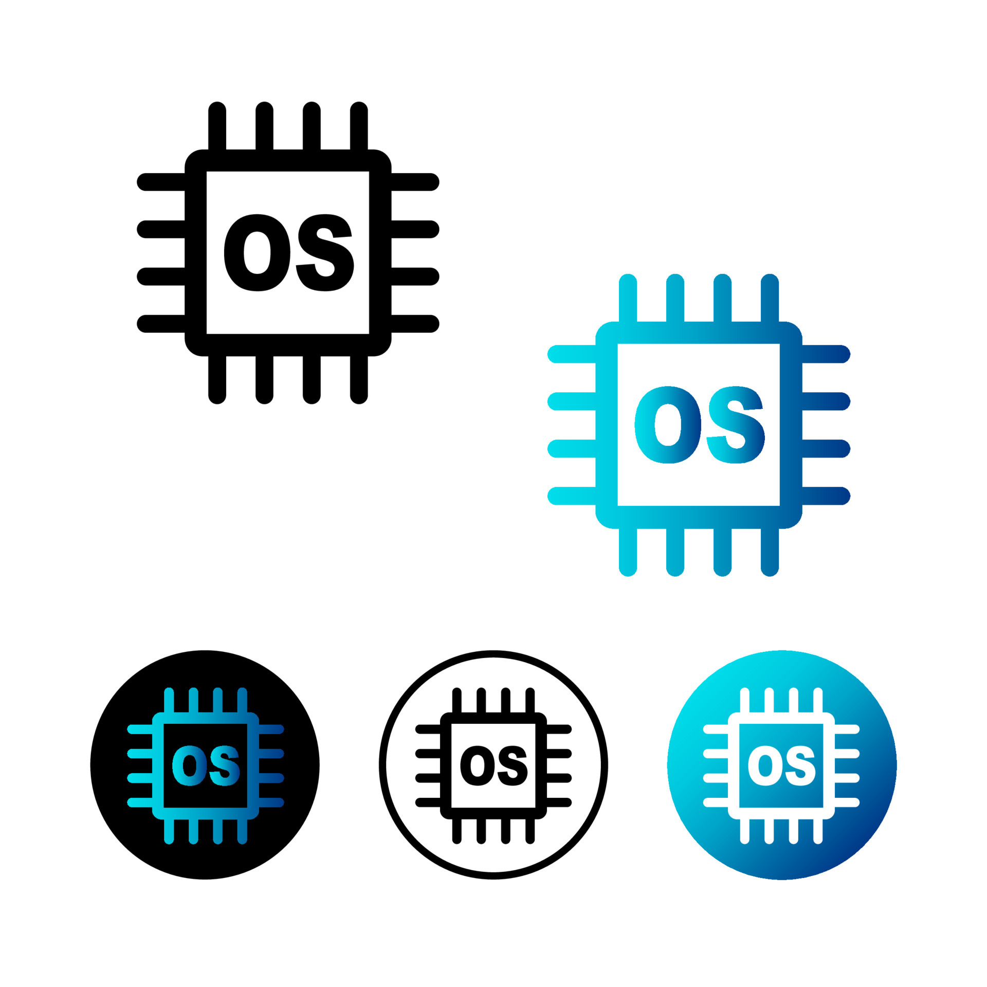 Abstract Operating System Icon Illustration 4748381 Vector Art at Vecteezy