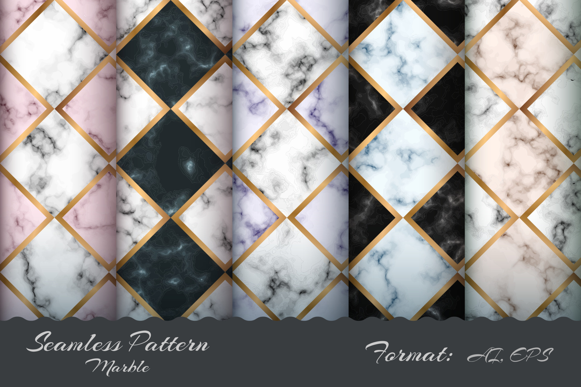 Set marble texture seamless pattern 4756062 Vector Art at Vecteezy