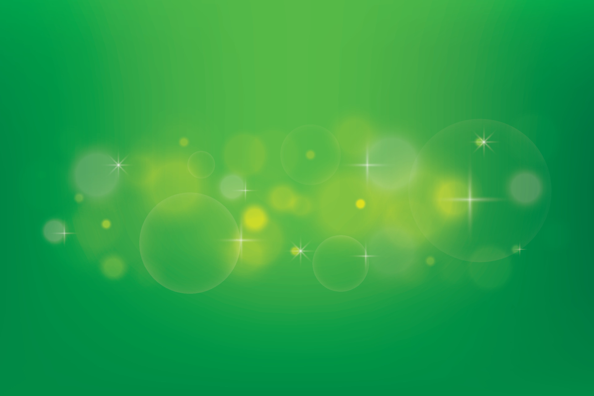 Abstract Gradient Background With Green Color And Bokeh Light Pattern Vector Illustration