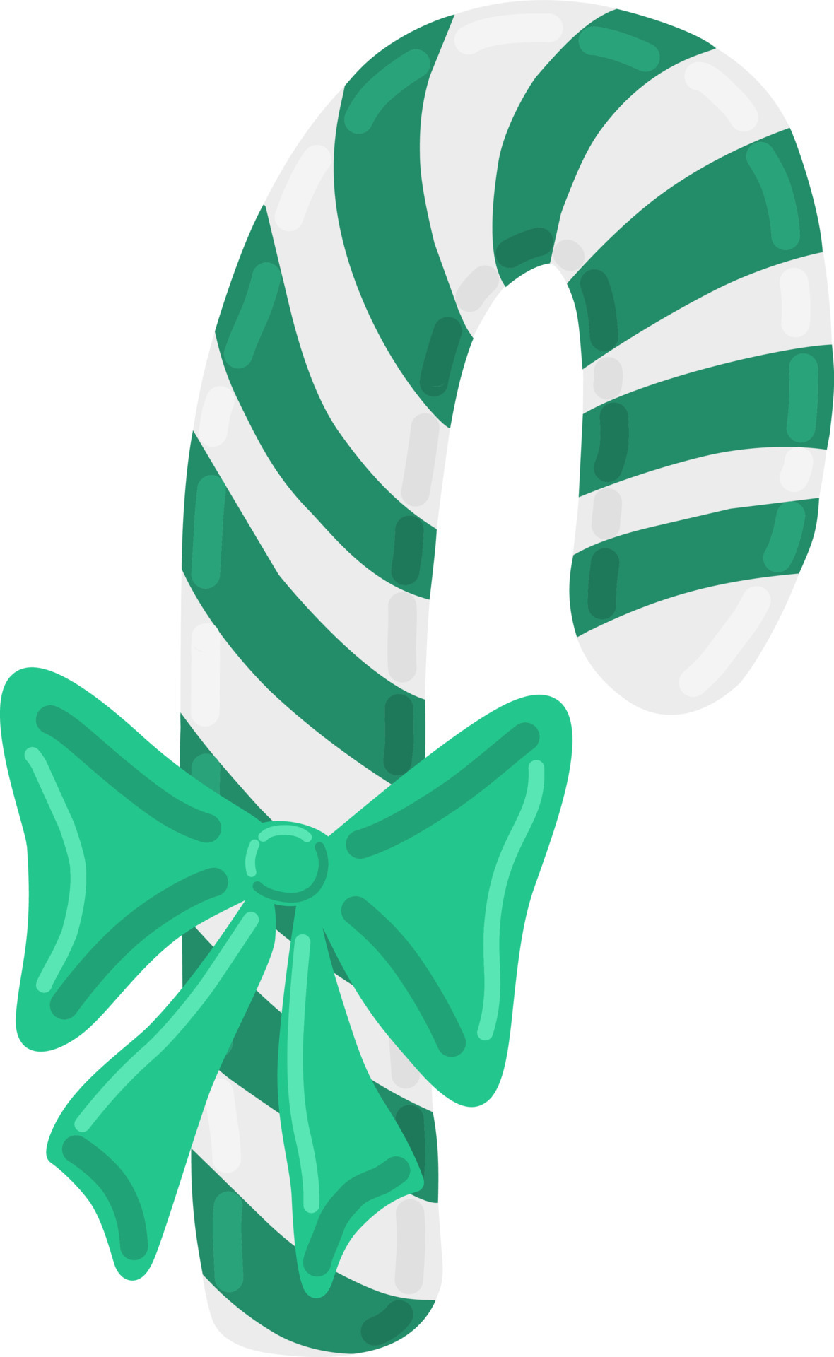 December Clipart Candy Canes