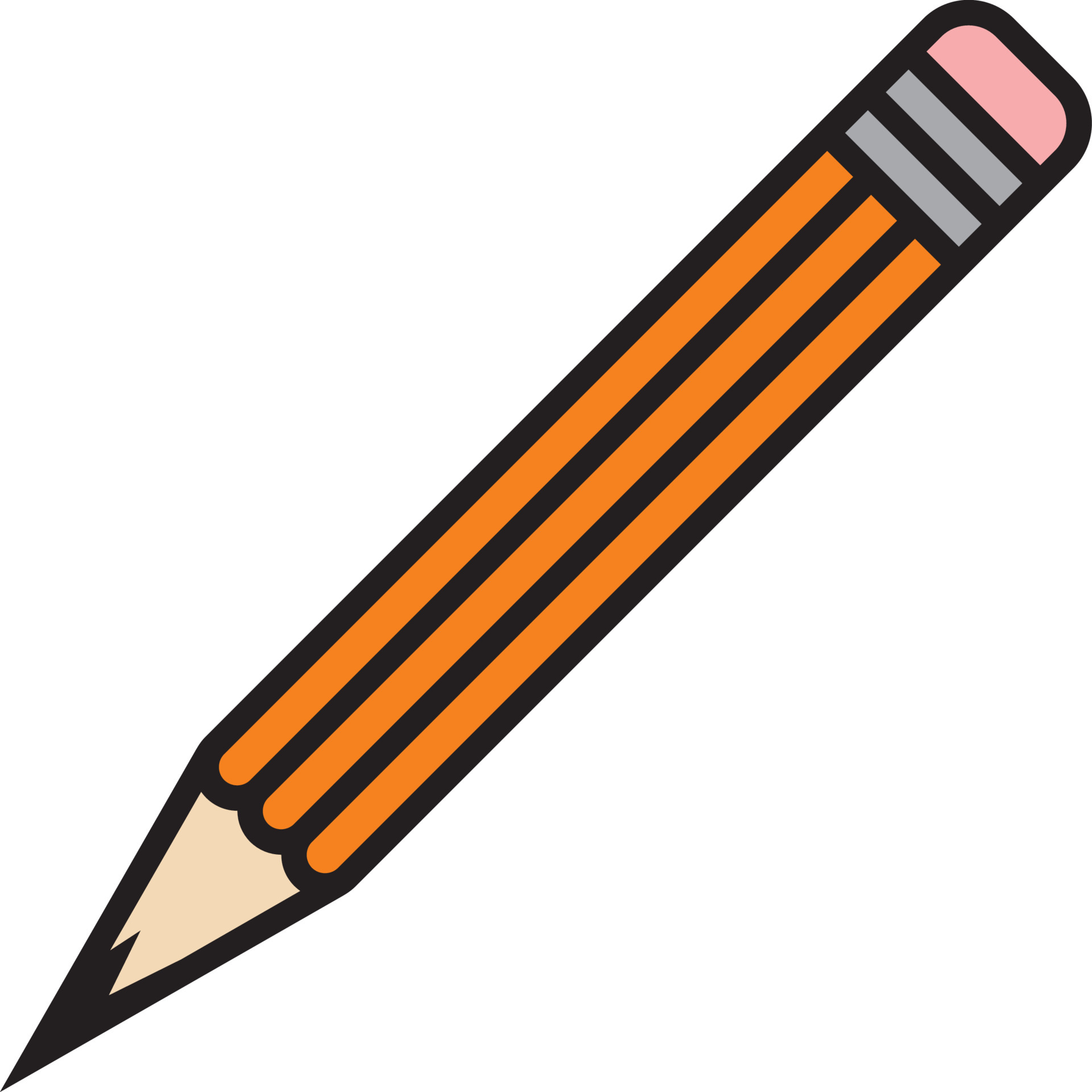Pencil vector icon 4773349 Vector Art at Vecteezy