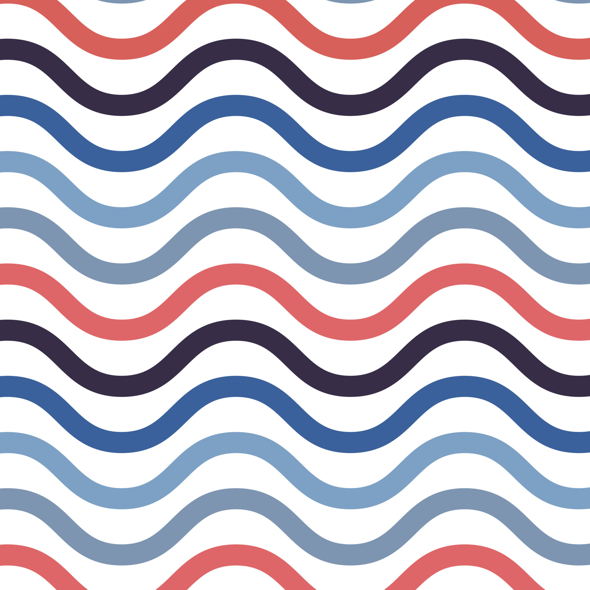 Colorful Curve Seamless Pattern Design For Decorating Wallpaper Wrapping Paper Fabric