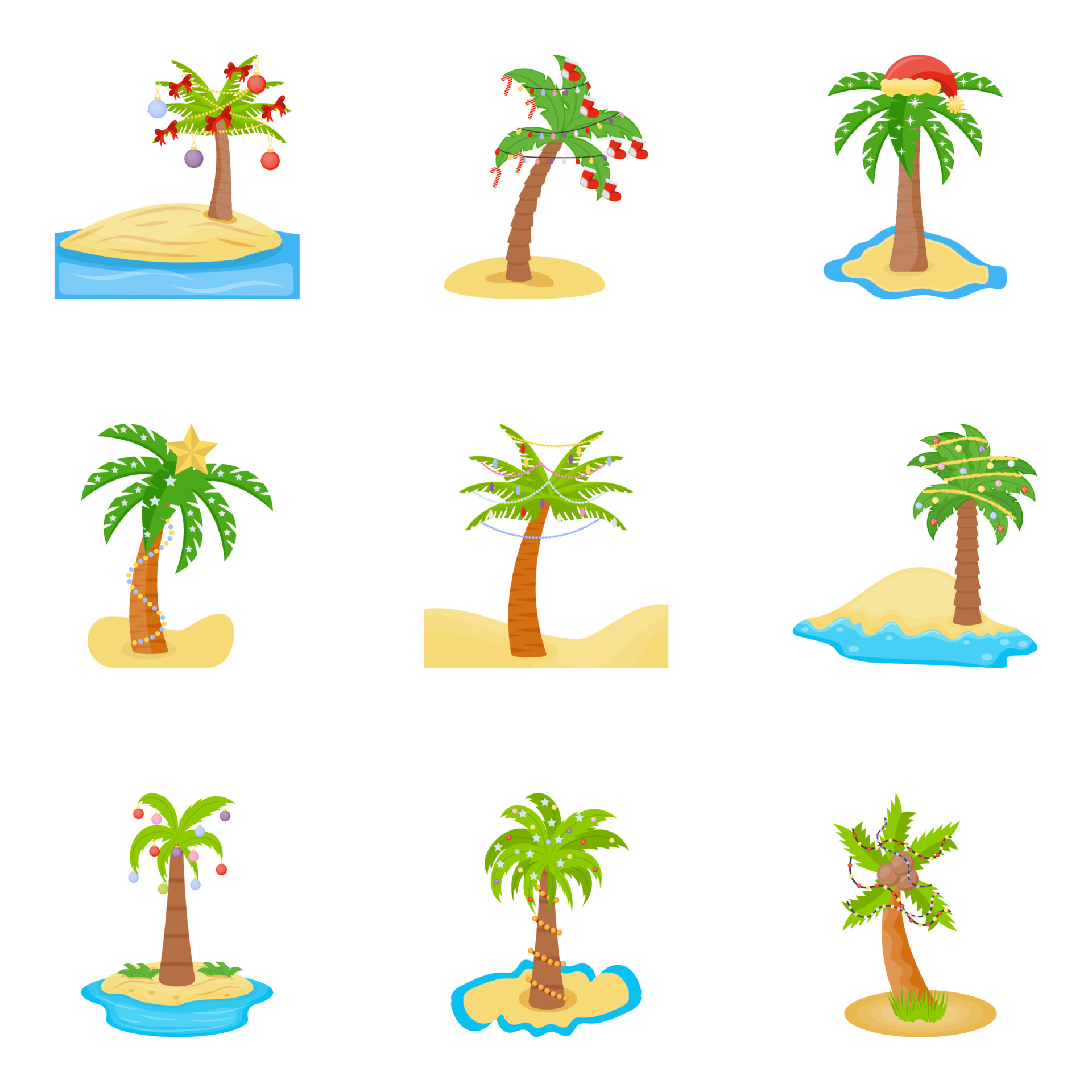 Palm Tree Decorations 4786472 Vector Art at Vecteezy
