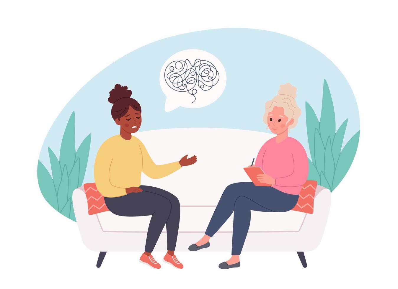 Woman Talking With Psychologist Psychology Therapy Mental Health