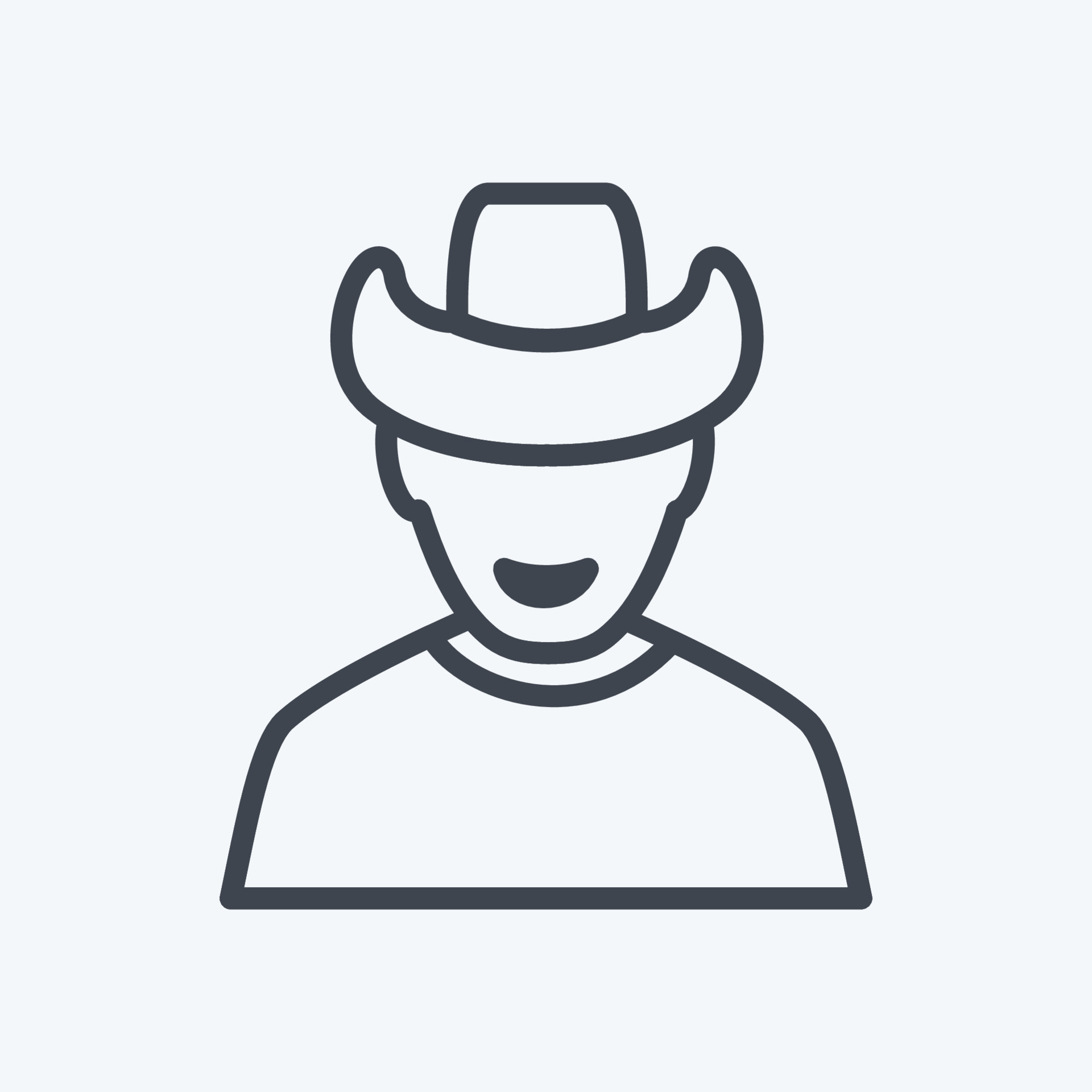 Icon Man - Line Style - Simple illustration, Good for Prints ...