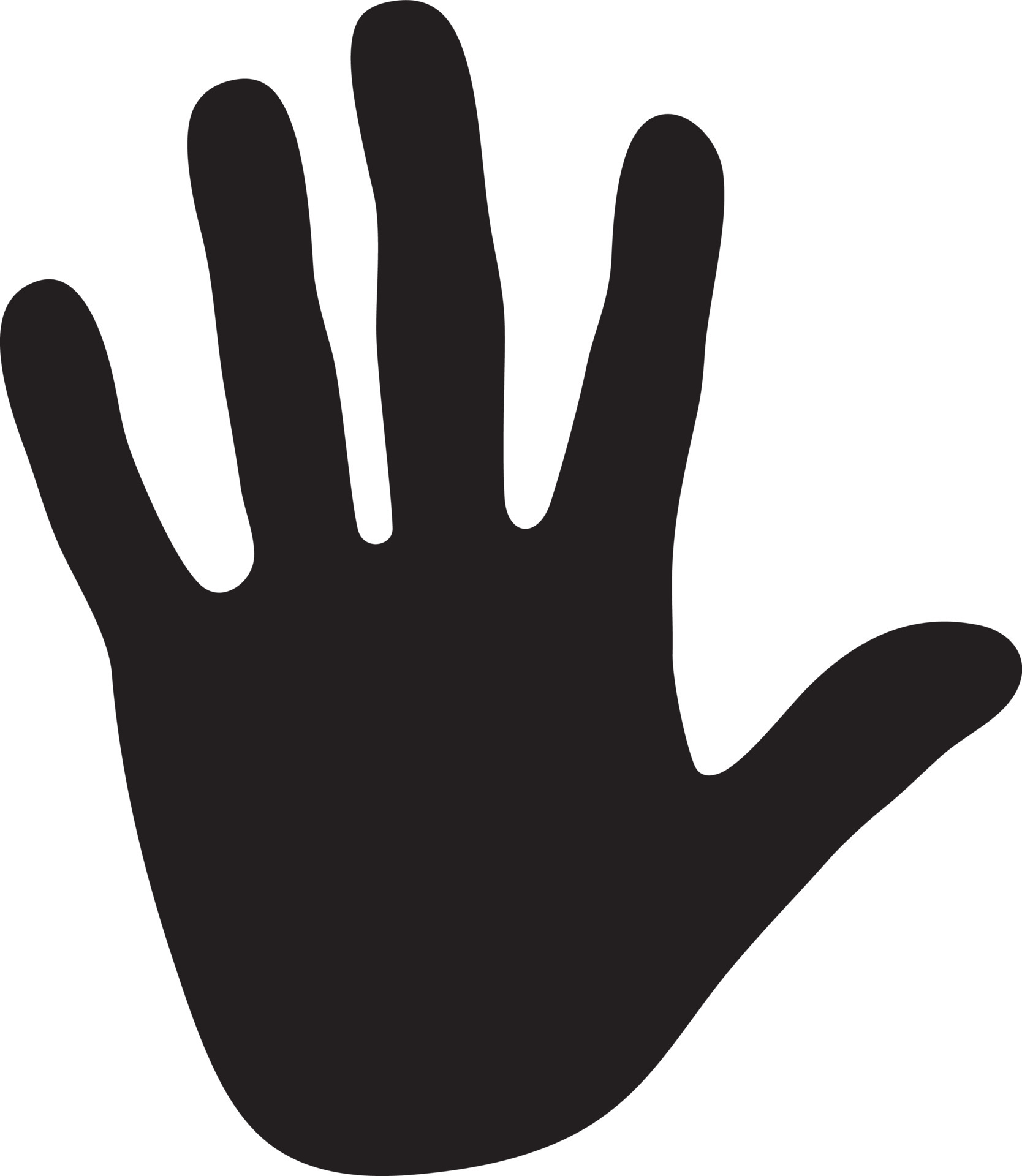 Stop hand silhouette 4791301 Vector Art at Vecteezy Stop hand silhouette 4791301 Vector Art at Vecteezy