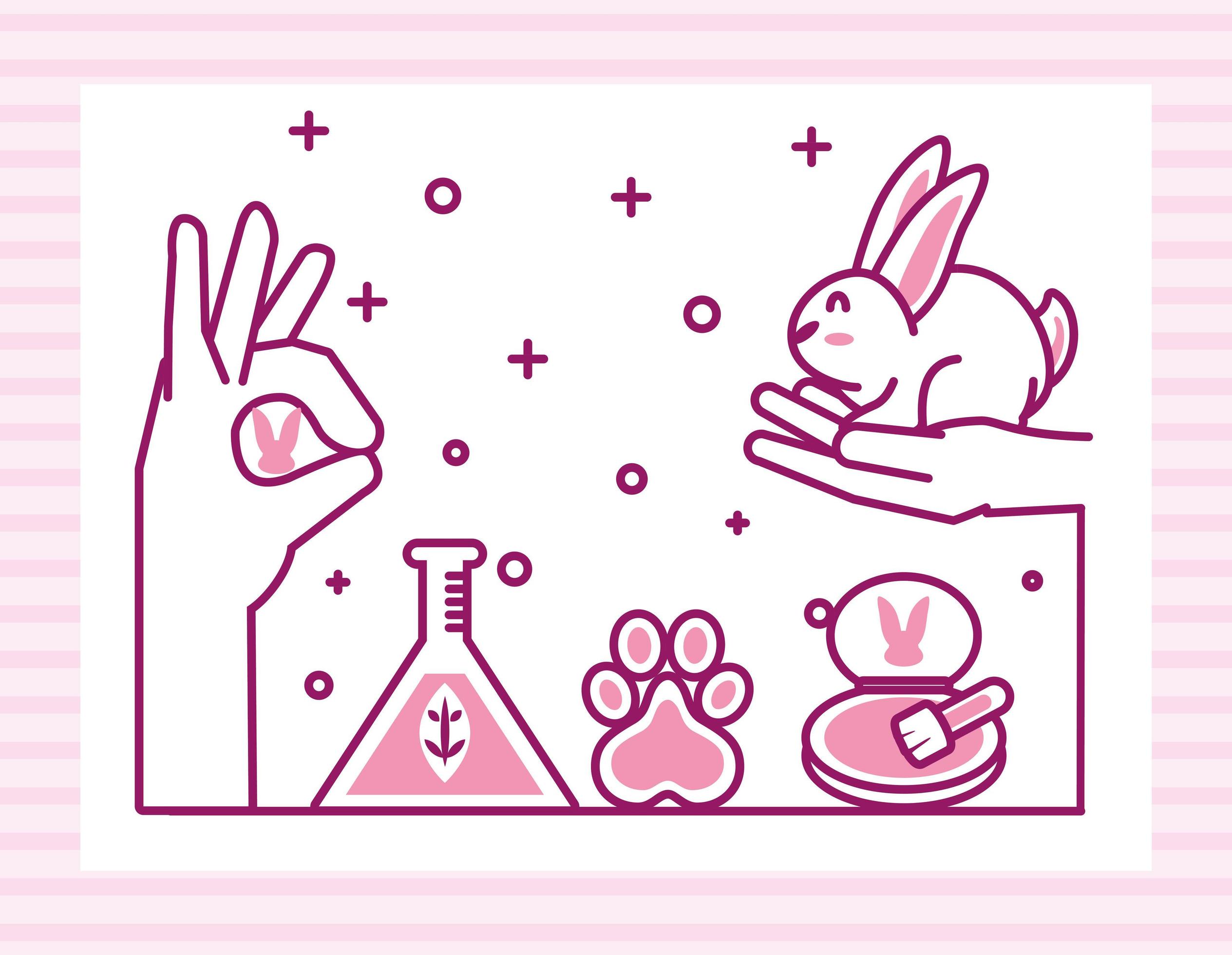 cosmetics, cruelty free 4799981 Vector Art at Vecteezy