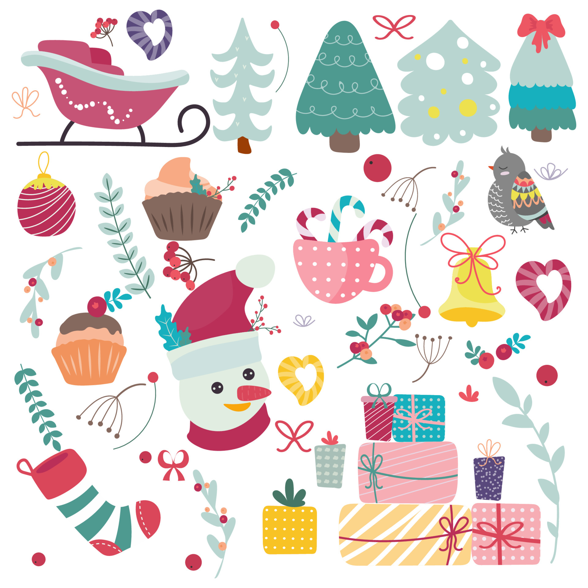 christmas new year 4807342 Vector Art at Vecteezy