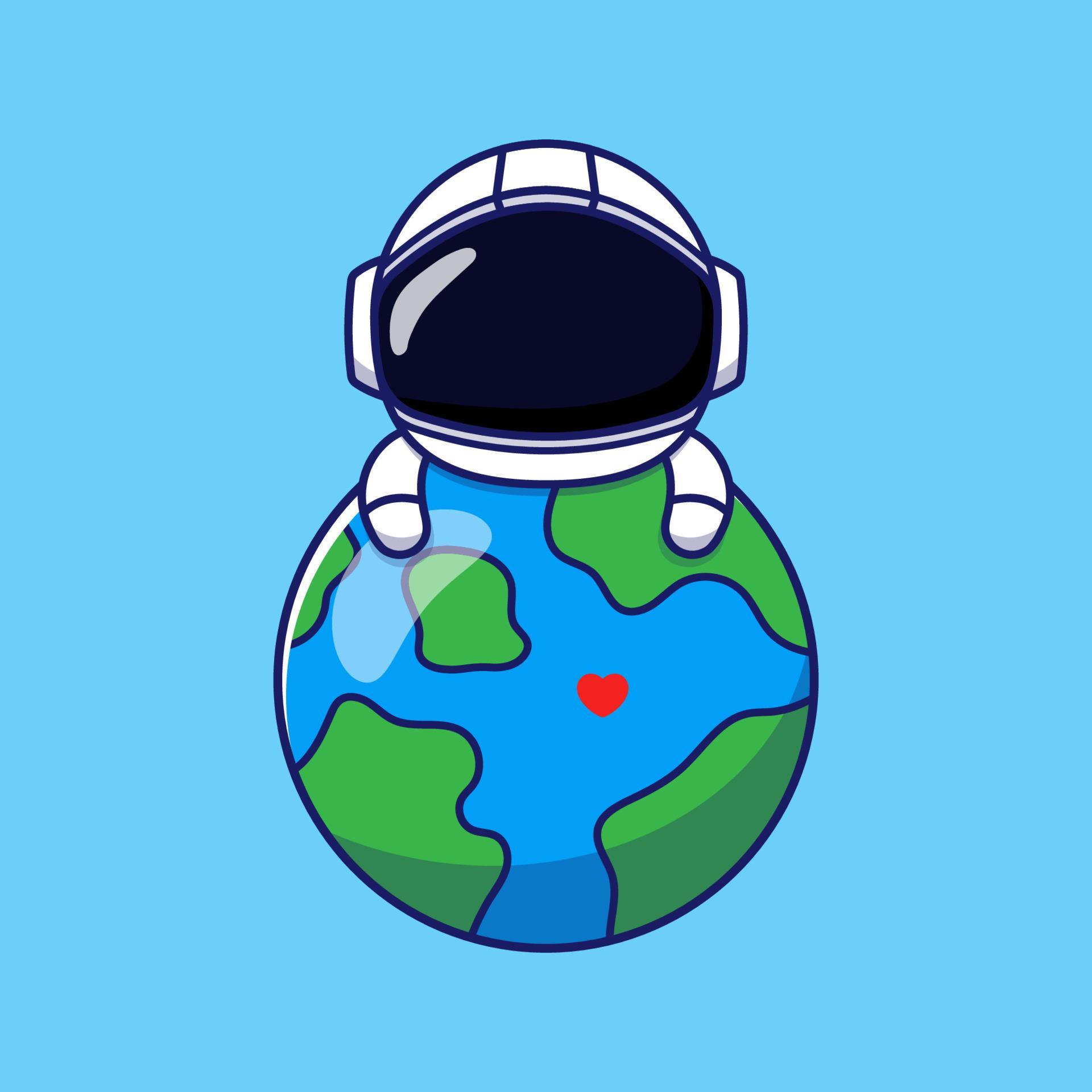 Cute astronaut hugging planet earth 4814999 Vector Art at Vecteezy Cute astronaut hugging planet earth 4814999 Vector Art at Vecteezy