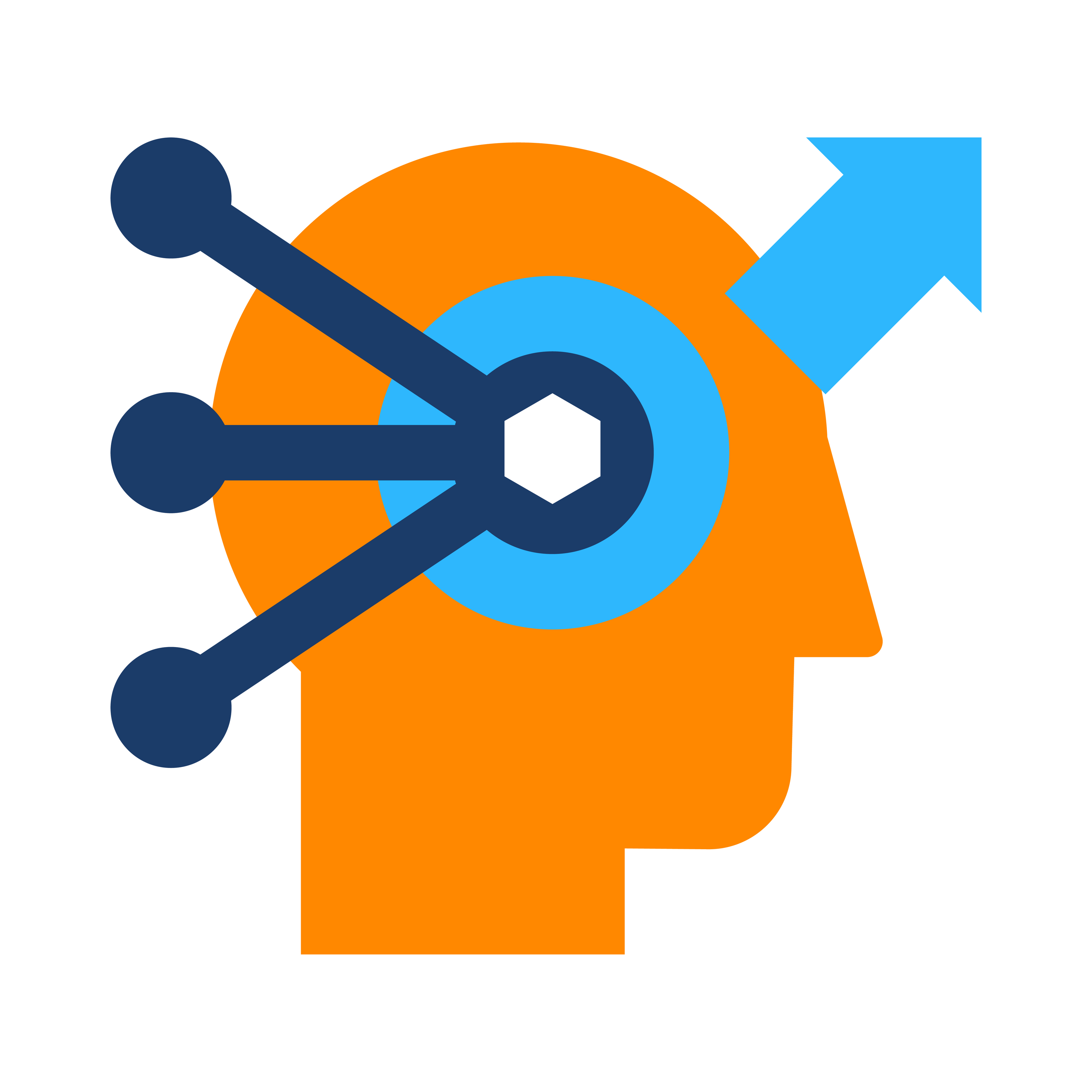 Problem solving and analysis flat vector icon 4818548 Vector Art at ...