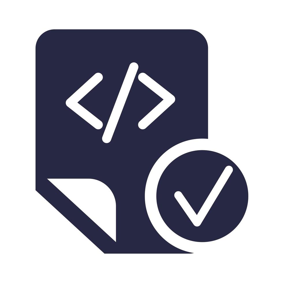 Coding script file symbol glyph vector illustration 4818598 Vector Art ... Coding script file symbol glyph vector illustration 4818598 Vector Art ...
