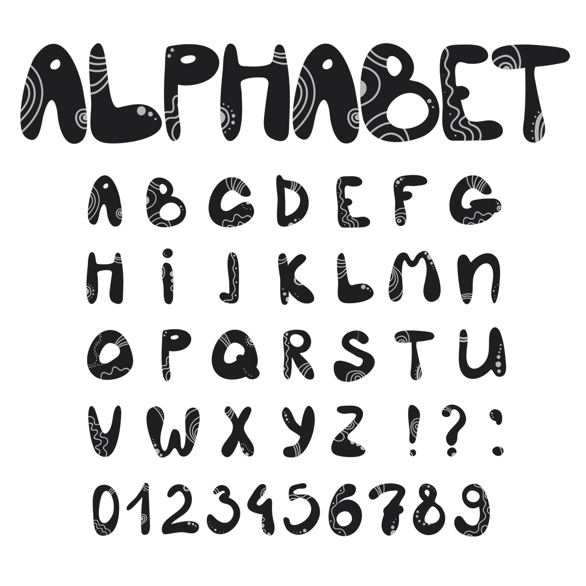 Doodle Letters Alphabet