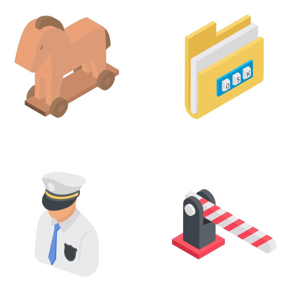 Trendy Security Elements 4821282 Vector Art at Vecteezy