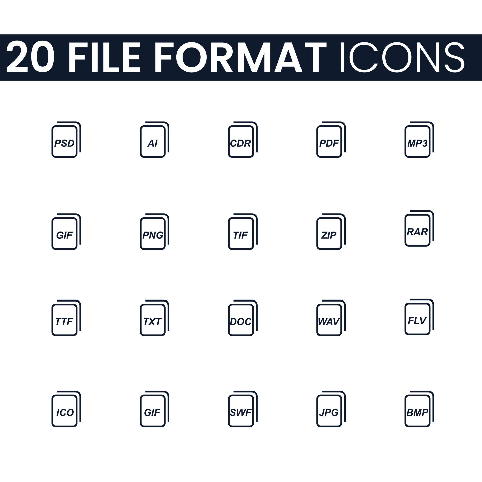 File Format Icons