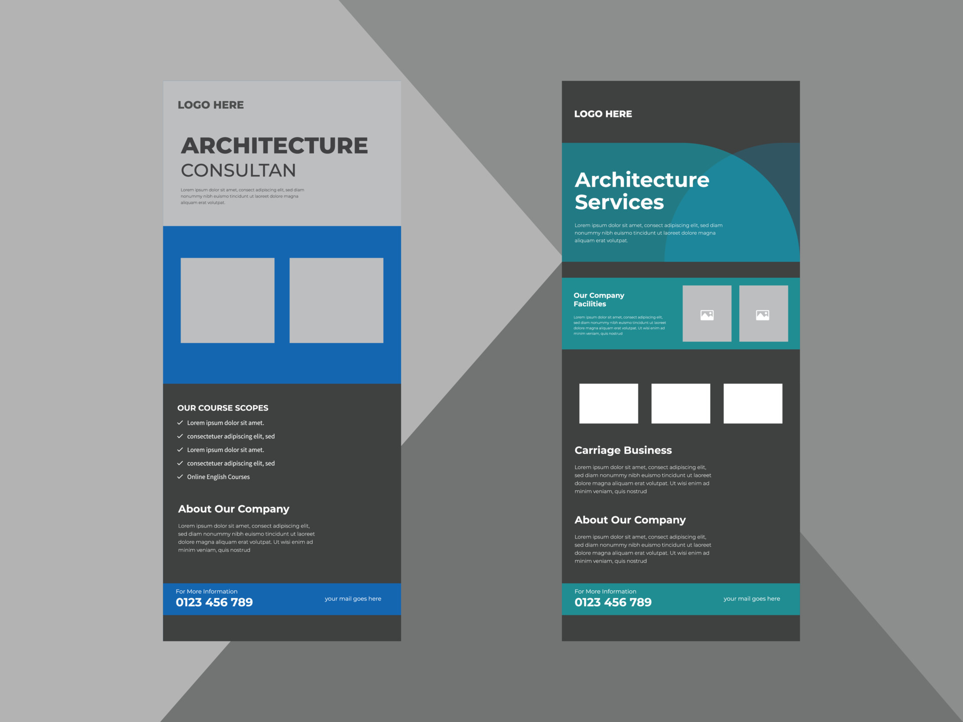 architectural studio roll up banner design template. interior design ... architectural studio roll up banner design template. interior design ...