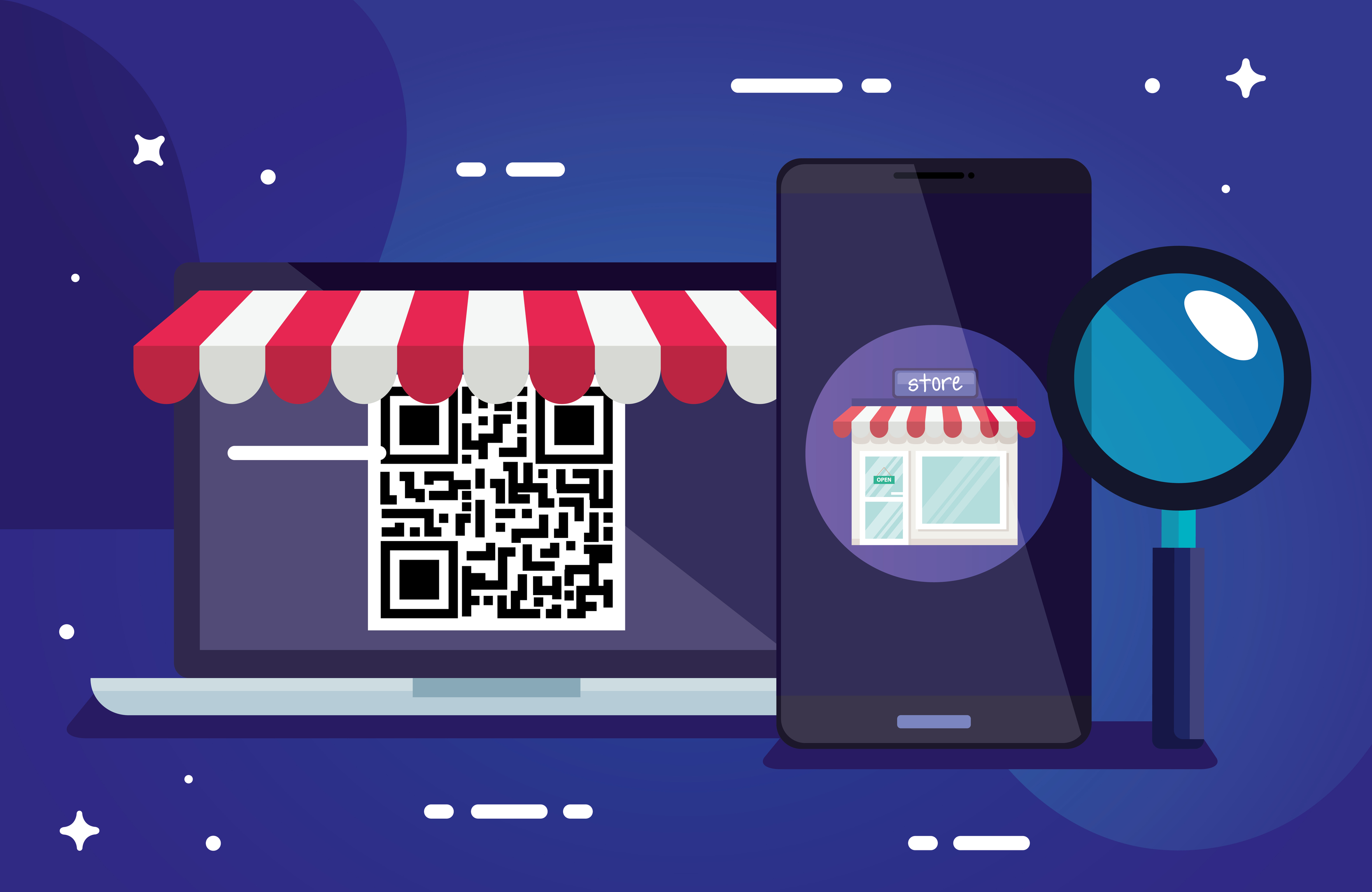 qr code laptop smartphone and lupe vector design 4834045 Vector Art at ... qr code laptop smartphone and lupe vector design 4834045 Vector Art at ...