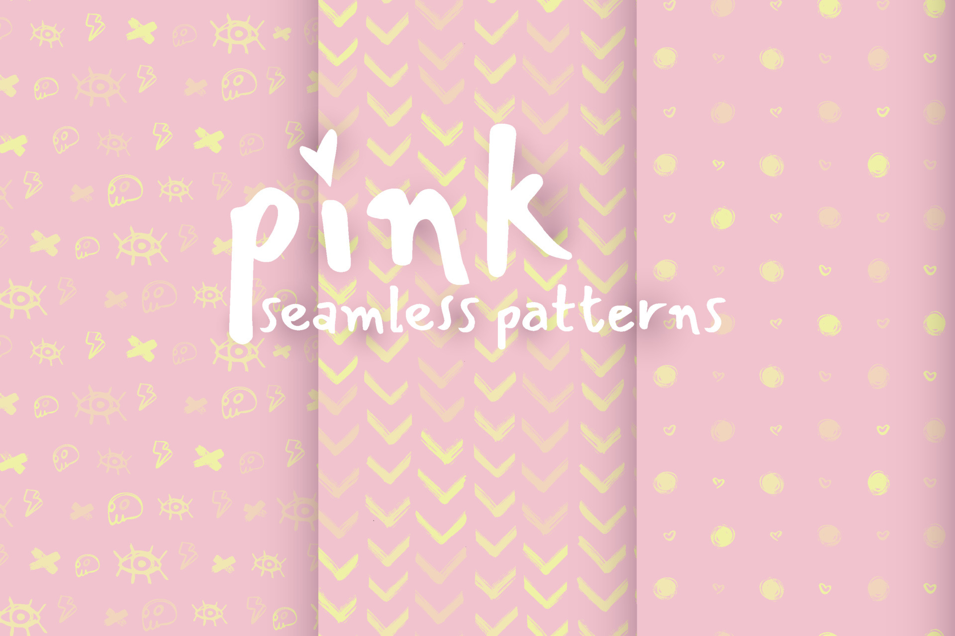 Cute Pink Chevron Patterns