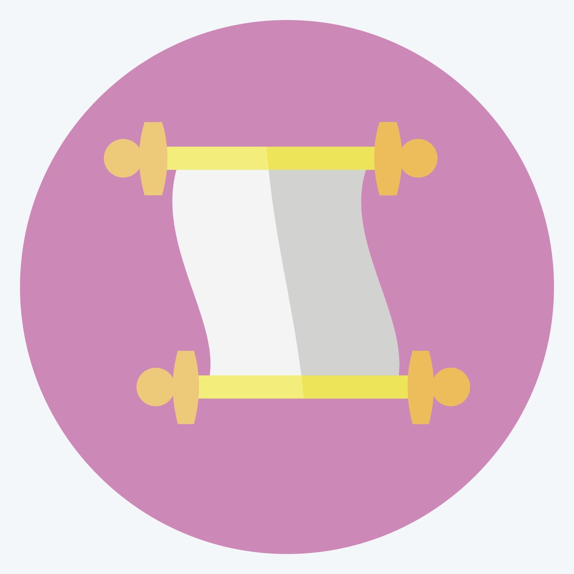 Icon Scroll of Paper - Flat Style- Simple illustration, Good for Prints ...