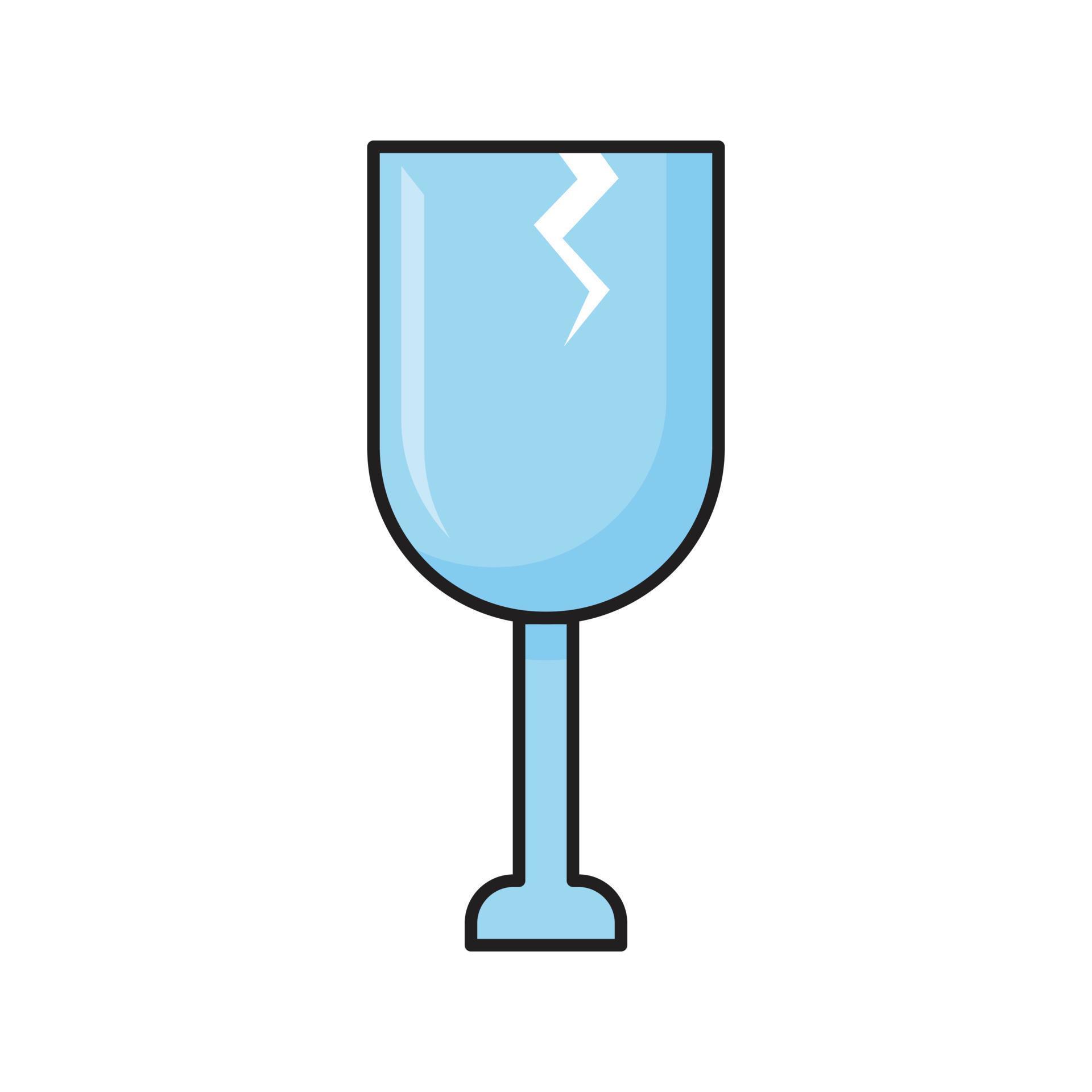 fragile Vector illustration on a transparent background. Premium ...