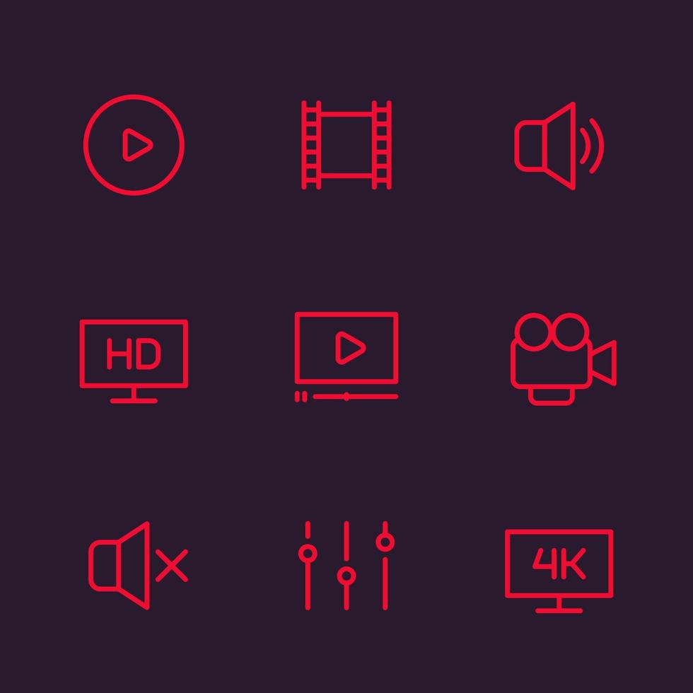 video player icons set, linear 4863280 Vector Art at Vecteezy video player icons set, linear 4863280 Vector Art at Vecteezy