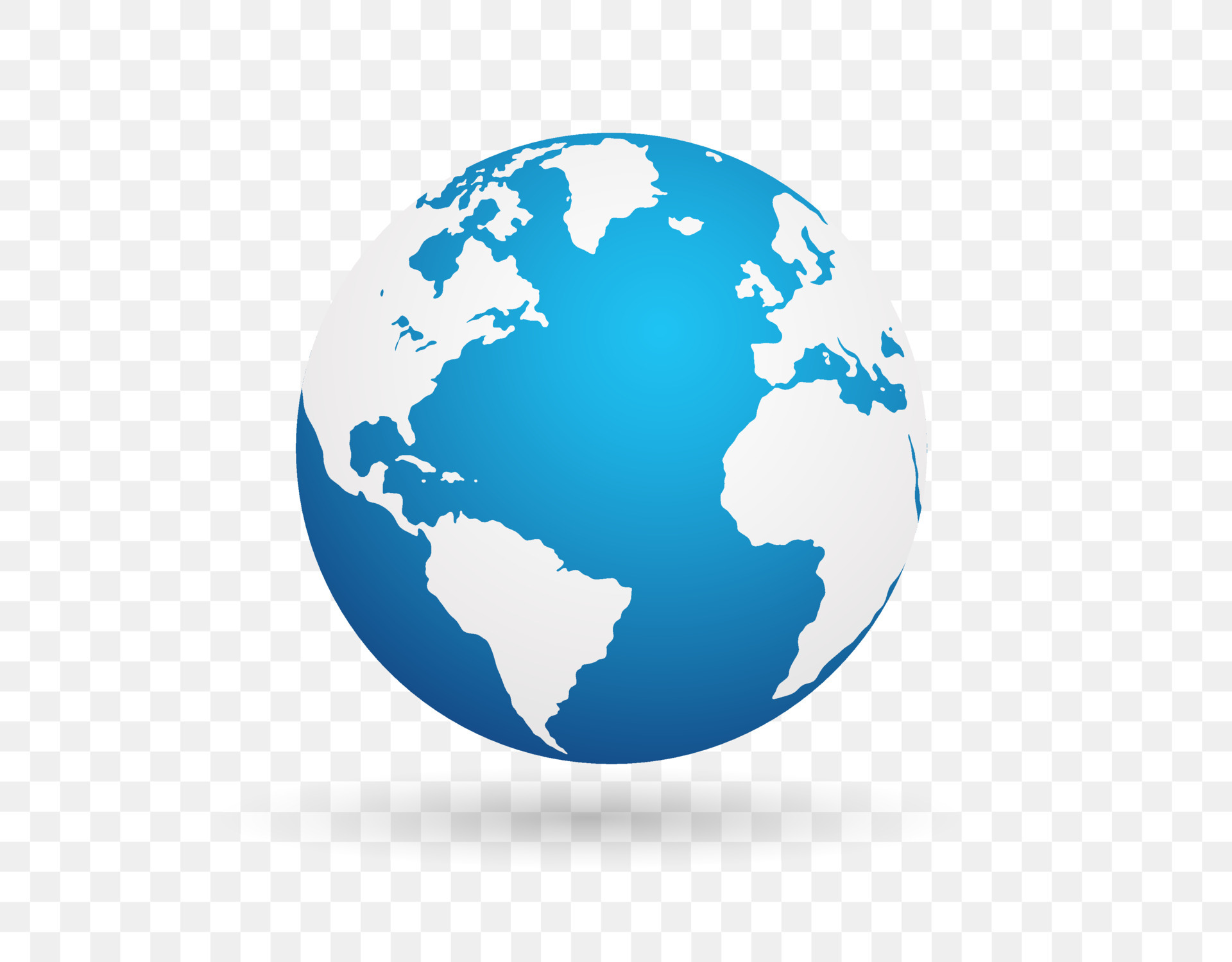 Earth globe icon on white background. Vector illustration 4865727 ...