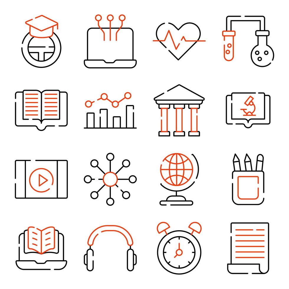 Pack of Learnings 4870126 Vector Art at Vecteezy