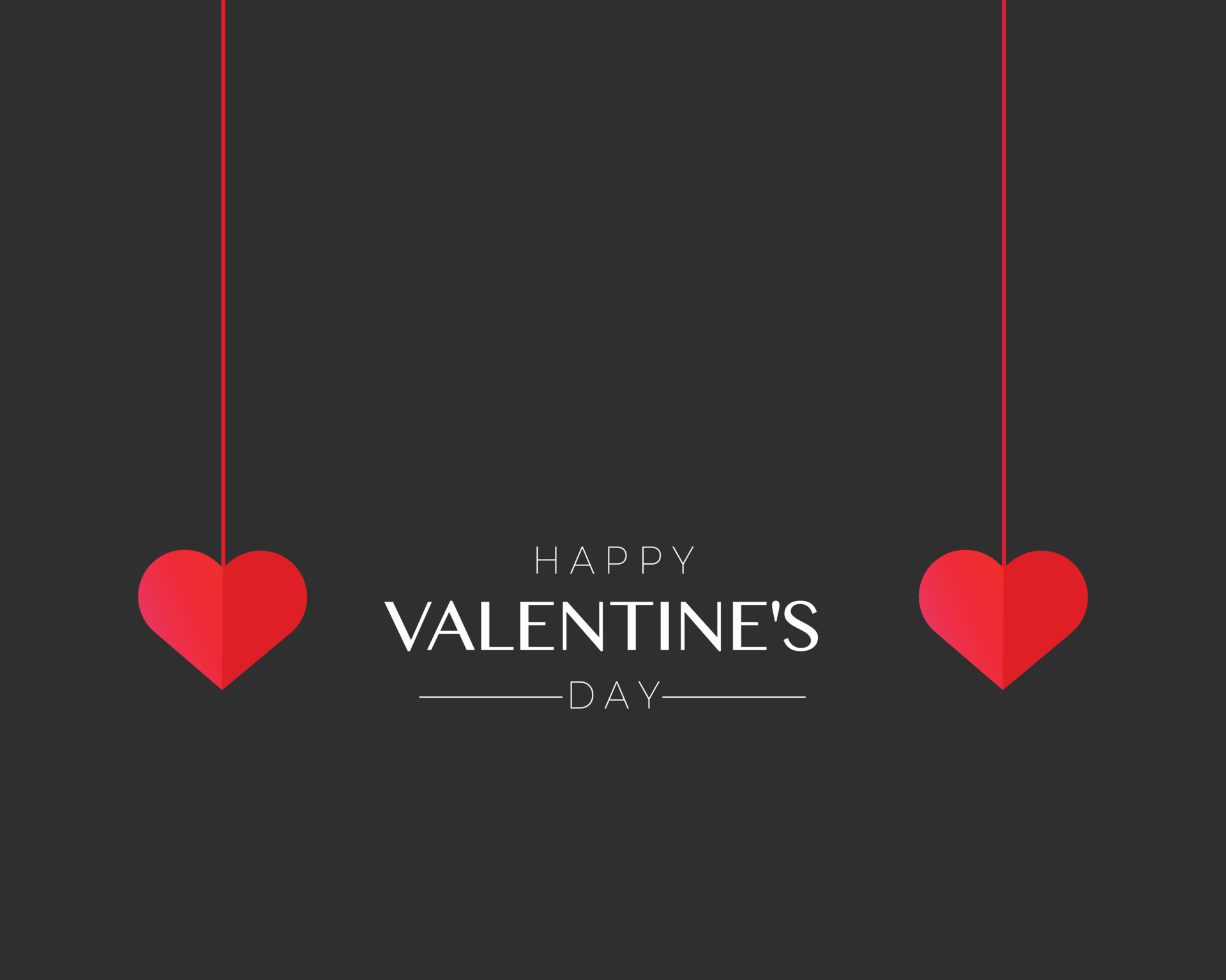 Happy Valentine Day Simple Heart Vector 4877653 Vector Art at Vecteezy