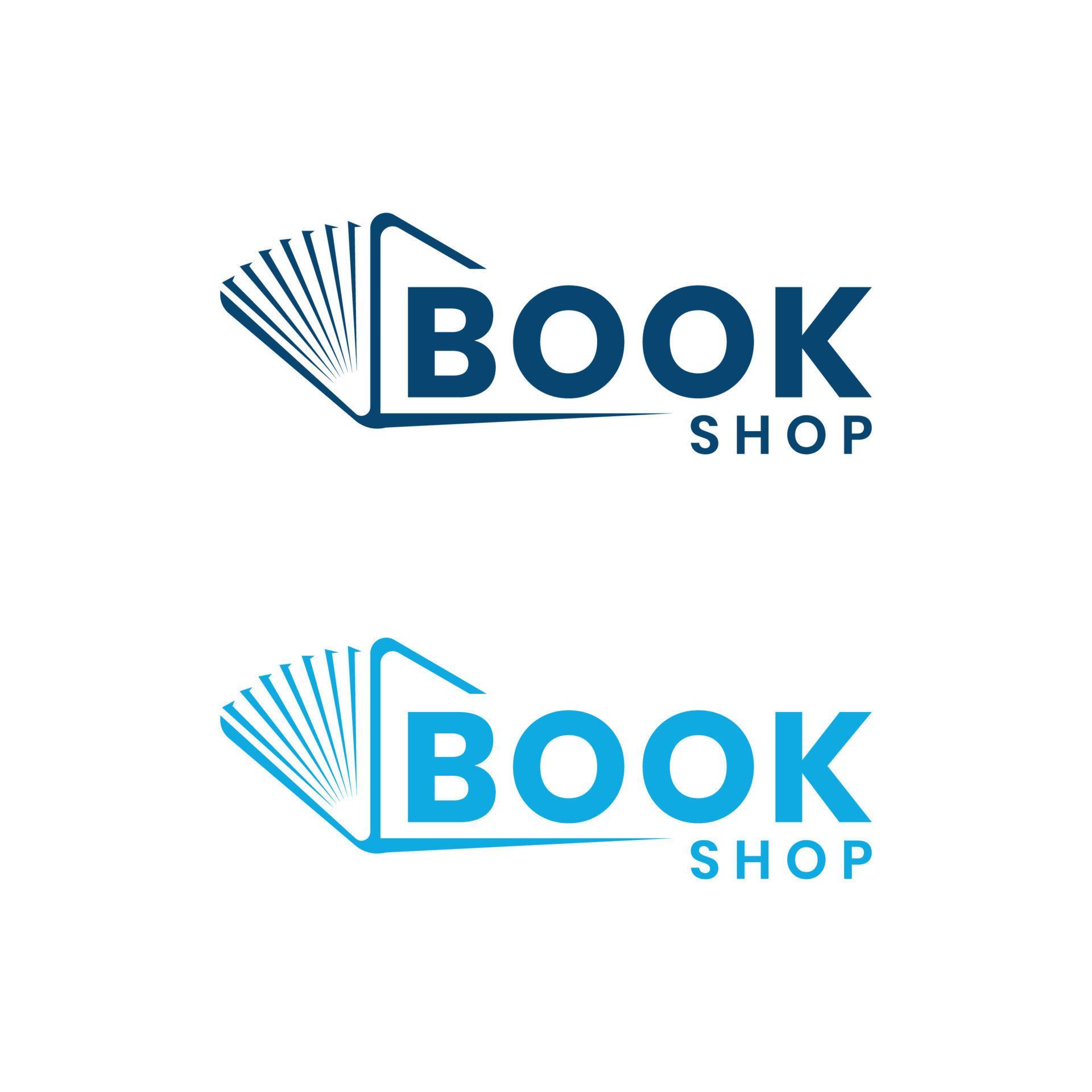 Book Shop logo designs, Book Store logo concept free Vector 4893109 Vector Art at Vecteezy