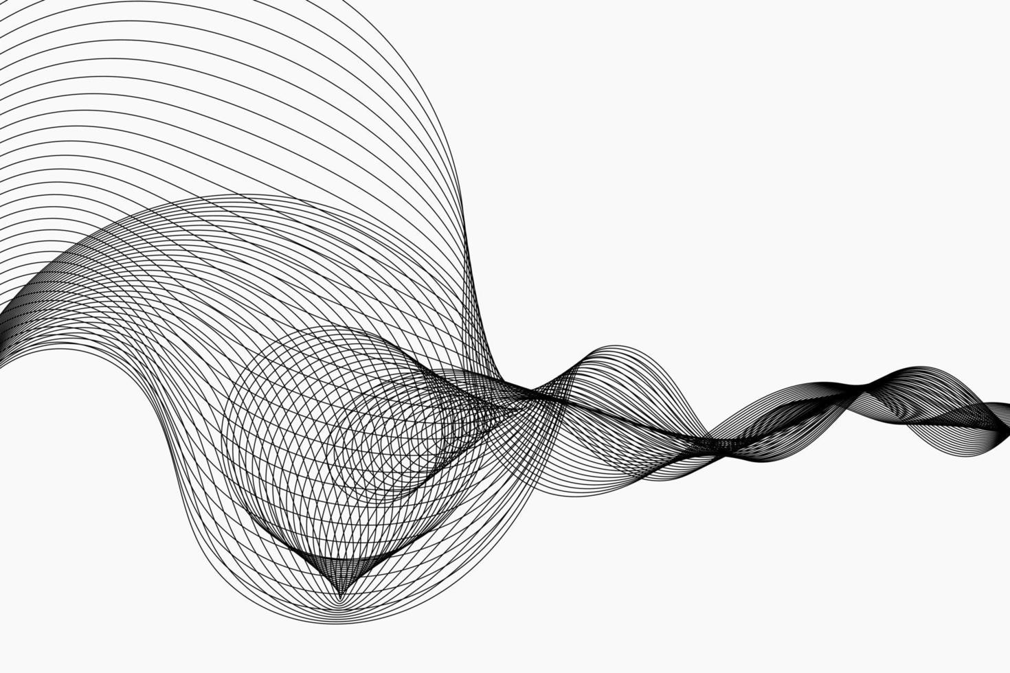 Abstract wave element for design. Digital frequency track equalizer ...