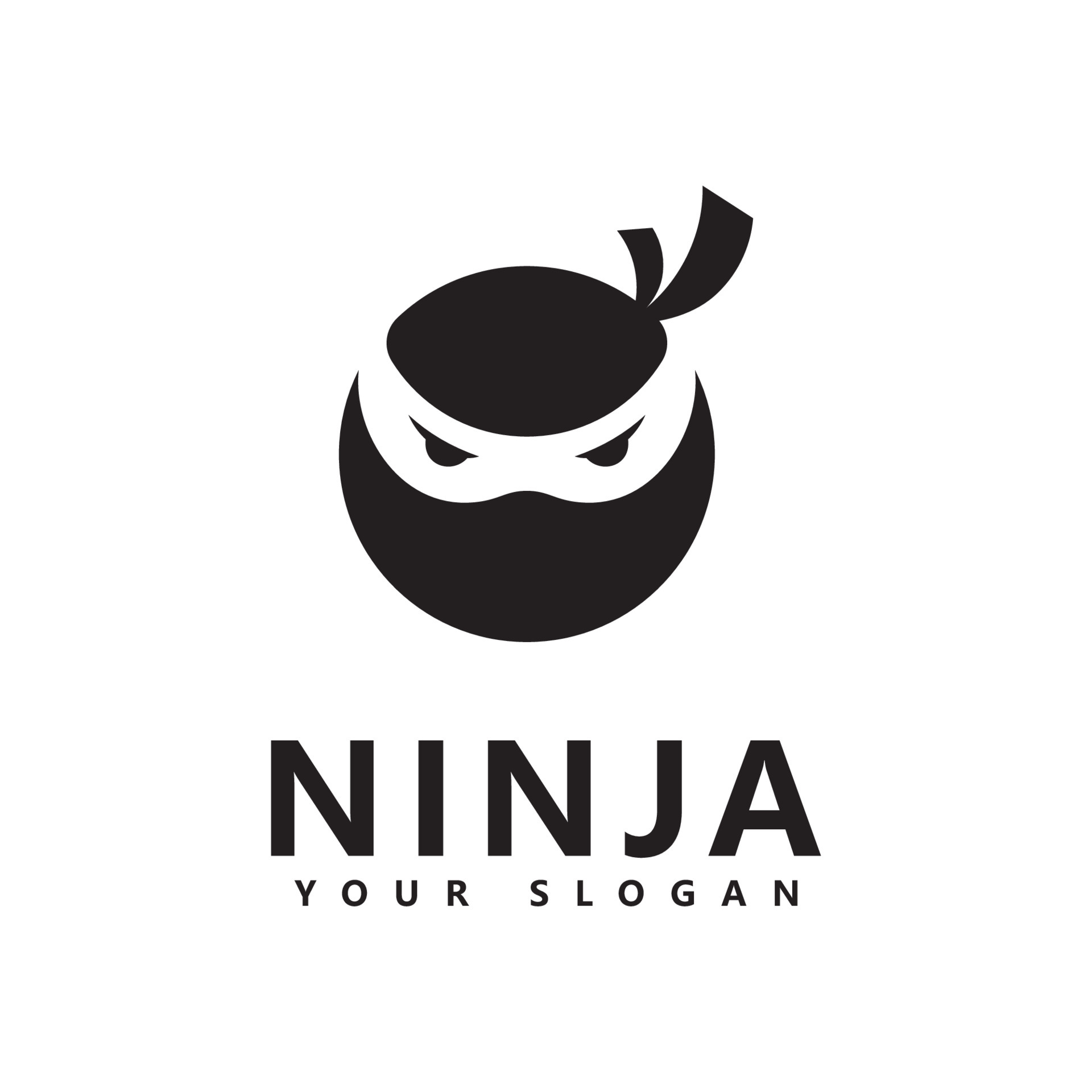 Ninja Logo Vector