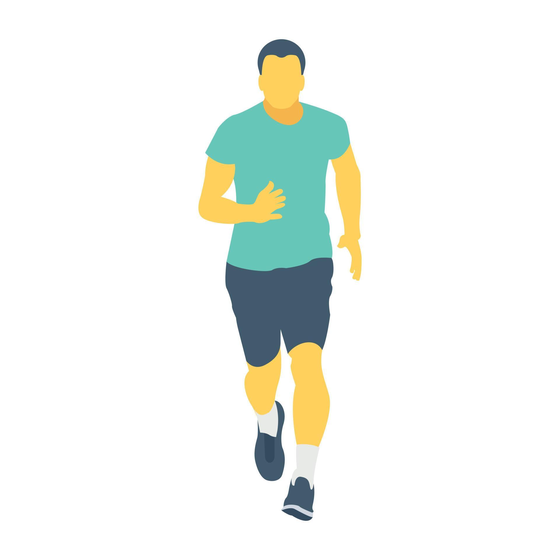 Runner Color Vector 4908690 Vector Art at Vecteezy