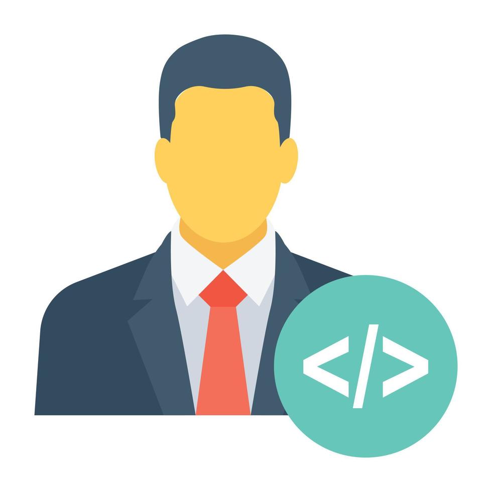 Developer Colored Vector 4909116 Vector Art at Vecteezy