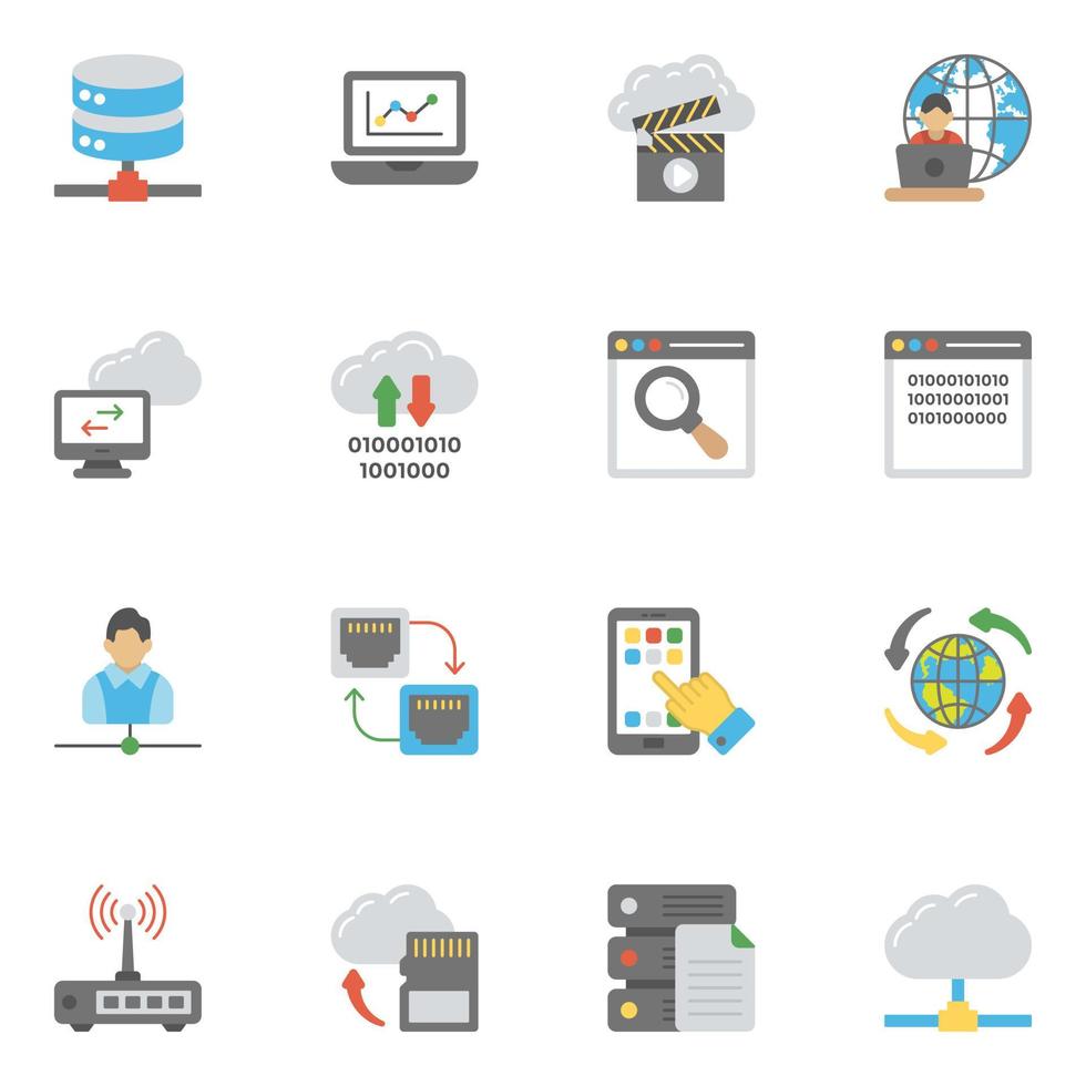 Cloud Computing Collection 4909222 Vector Art at Vecteezy