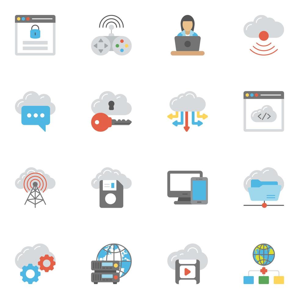 Trendy Network Cncepts 4909223 Vector Art at Vecteezy