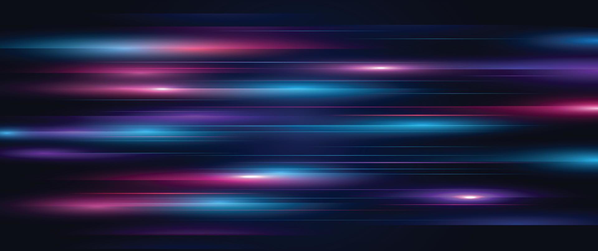 Modern Abstract Speed Line Movement Colorful Dynamic Motion On Blue Background Movement
