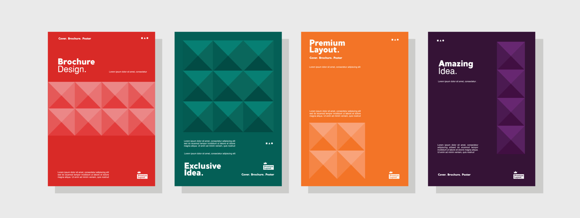 Brochure Mock Up Vector Art Icons And Graphics For Free Download