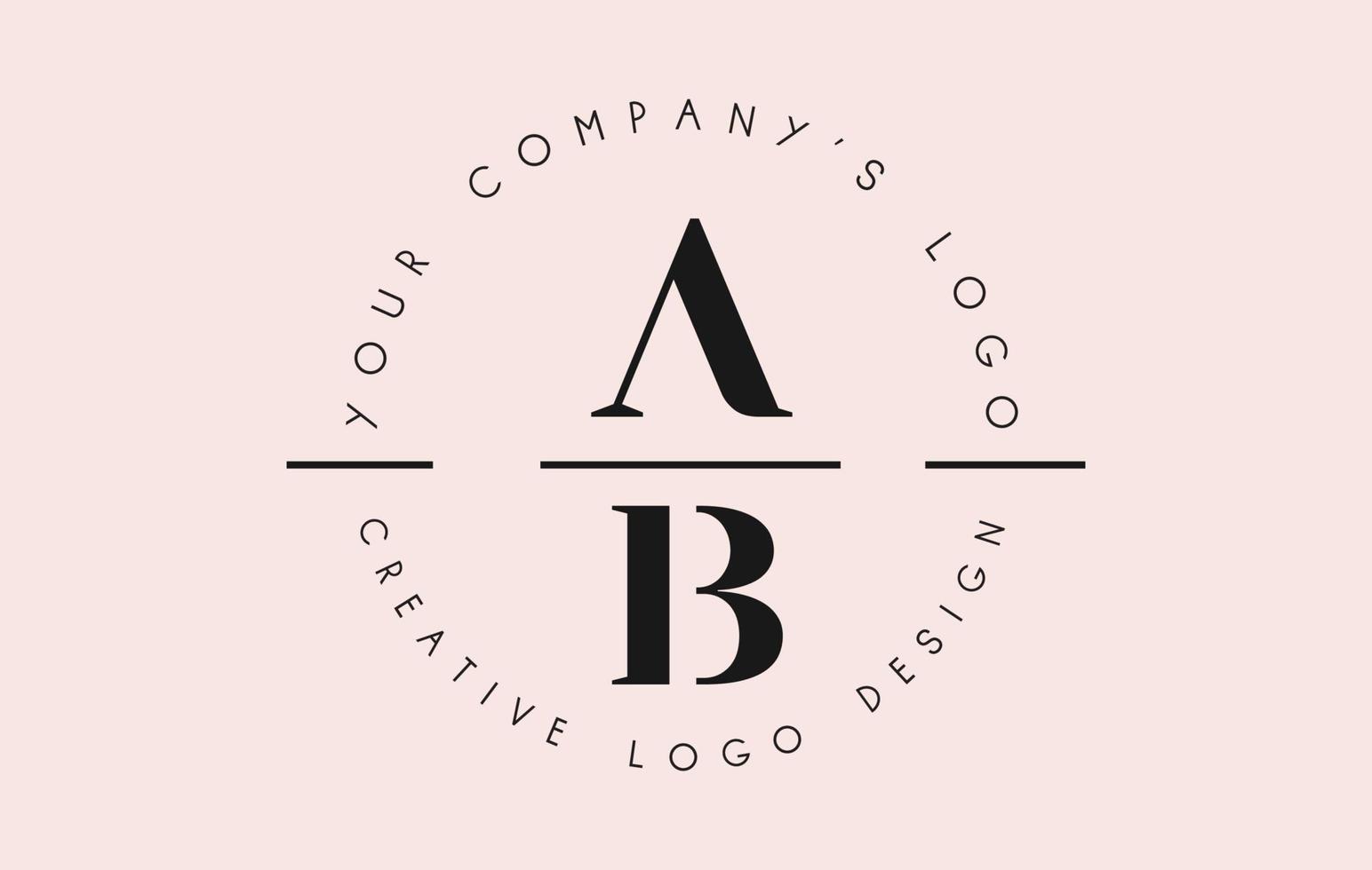 letras ab ab logo establecido como un sello o firma personal. icono de ... letras ab ab logo establecido como un sello o firma personal. icono de ...
