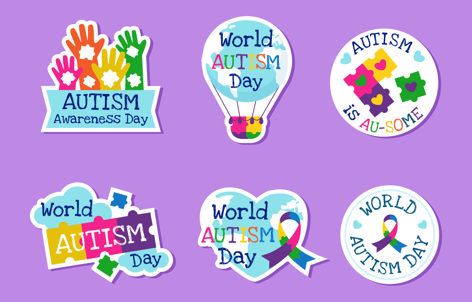 Cute World Autism Day Set 4947132 Vector Art At Vecteezy cute-world-autism-day-set-4947132-vector-art-at-vecteezy