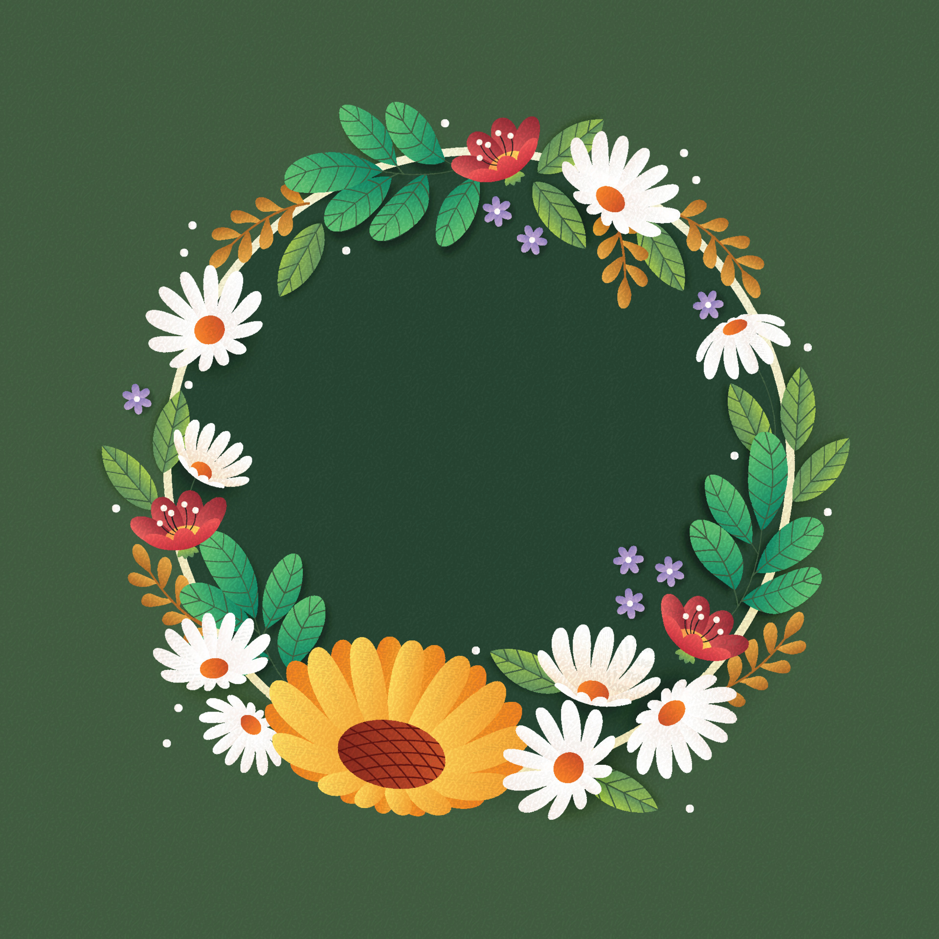 Colorful Spring Flowers 4965413 Vector Art at Vecteezy