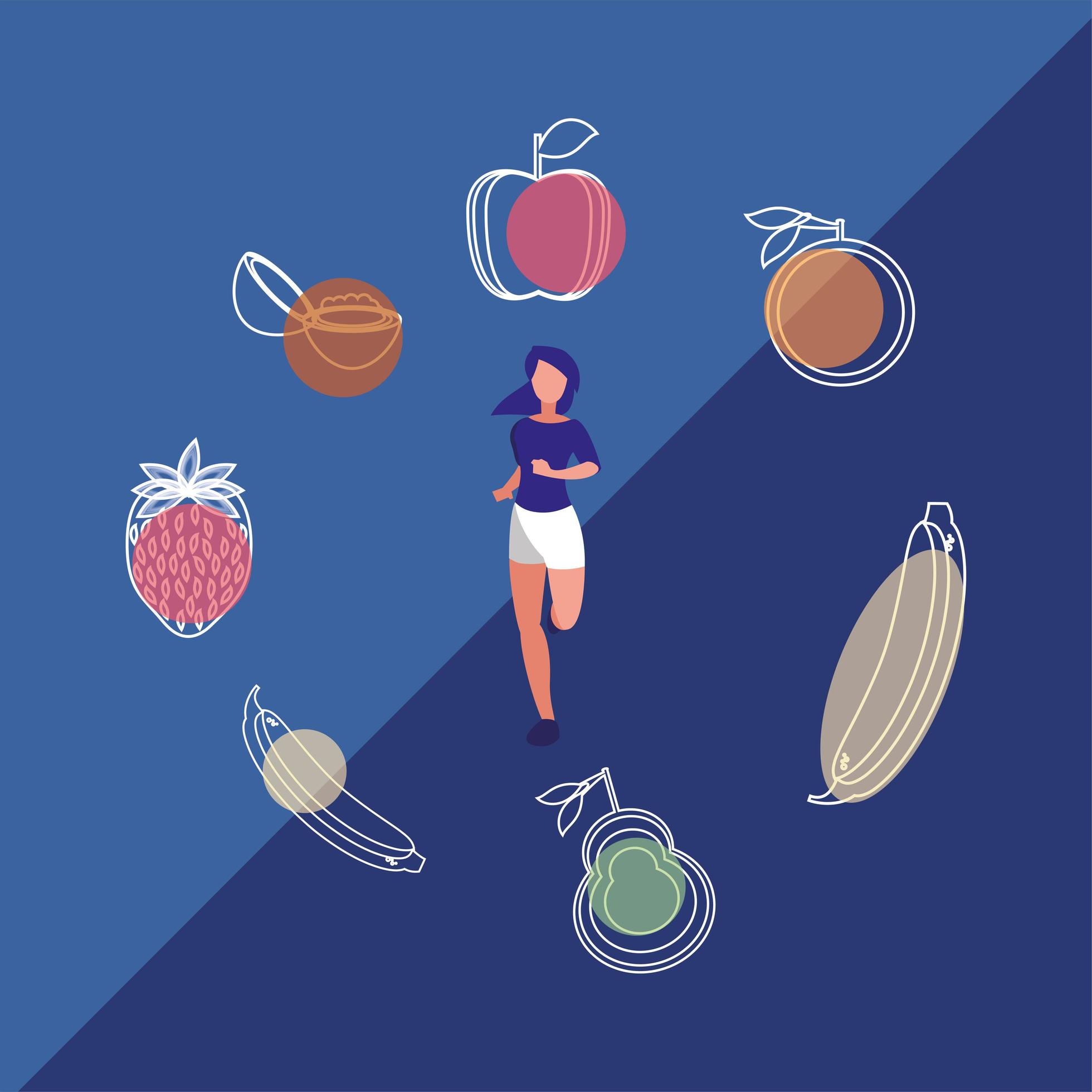 Woman running vector design 4965542 Vector Art at Vecteezy