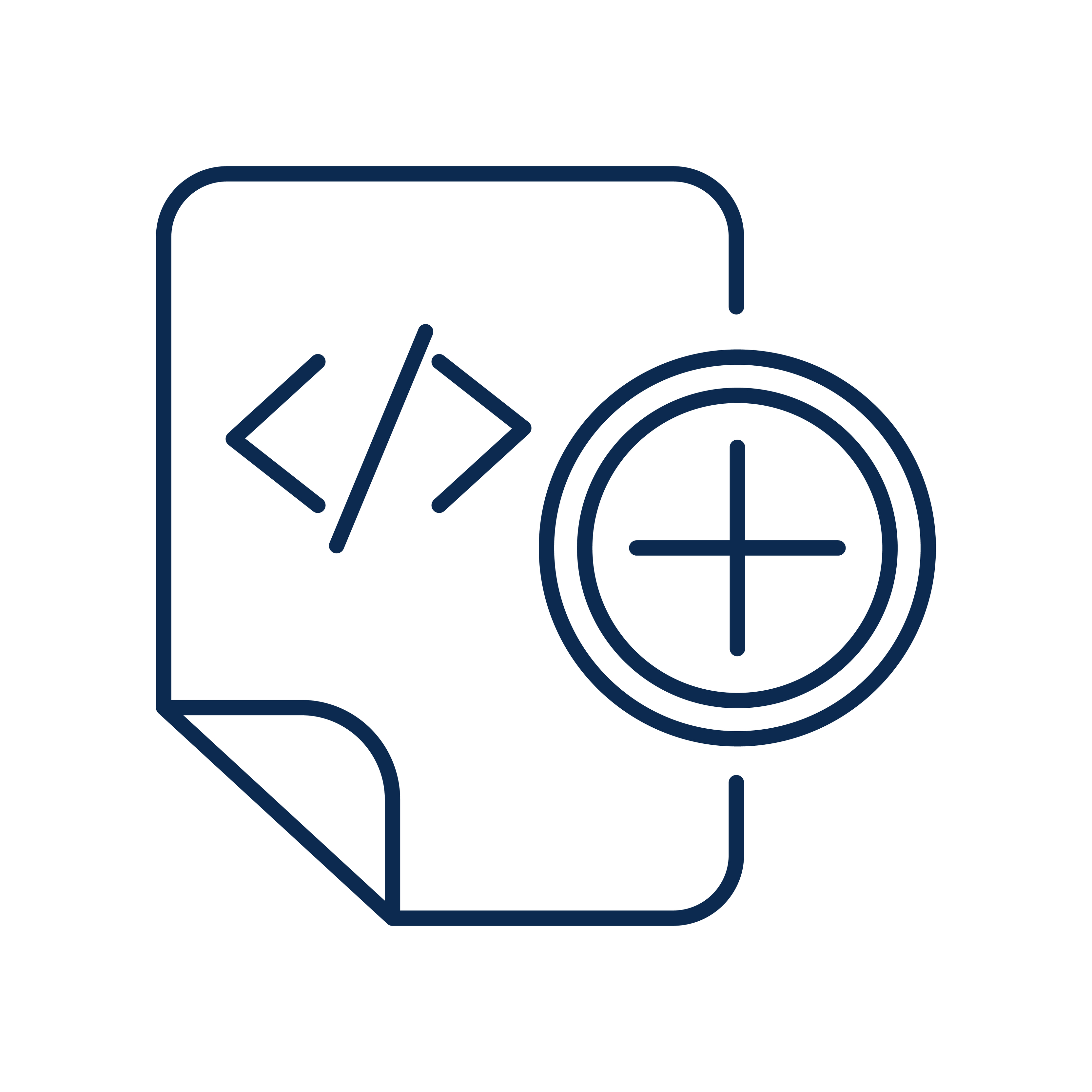 HTML tag adding blue monochrome thin line pictogram 4966844 Vector Art ...