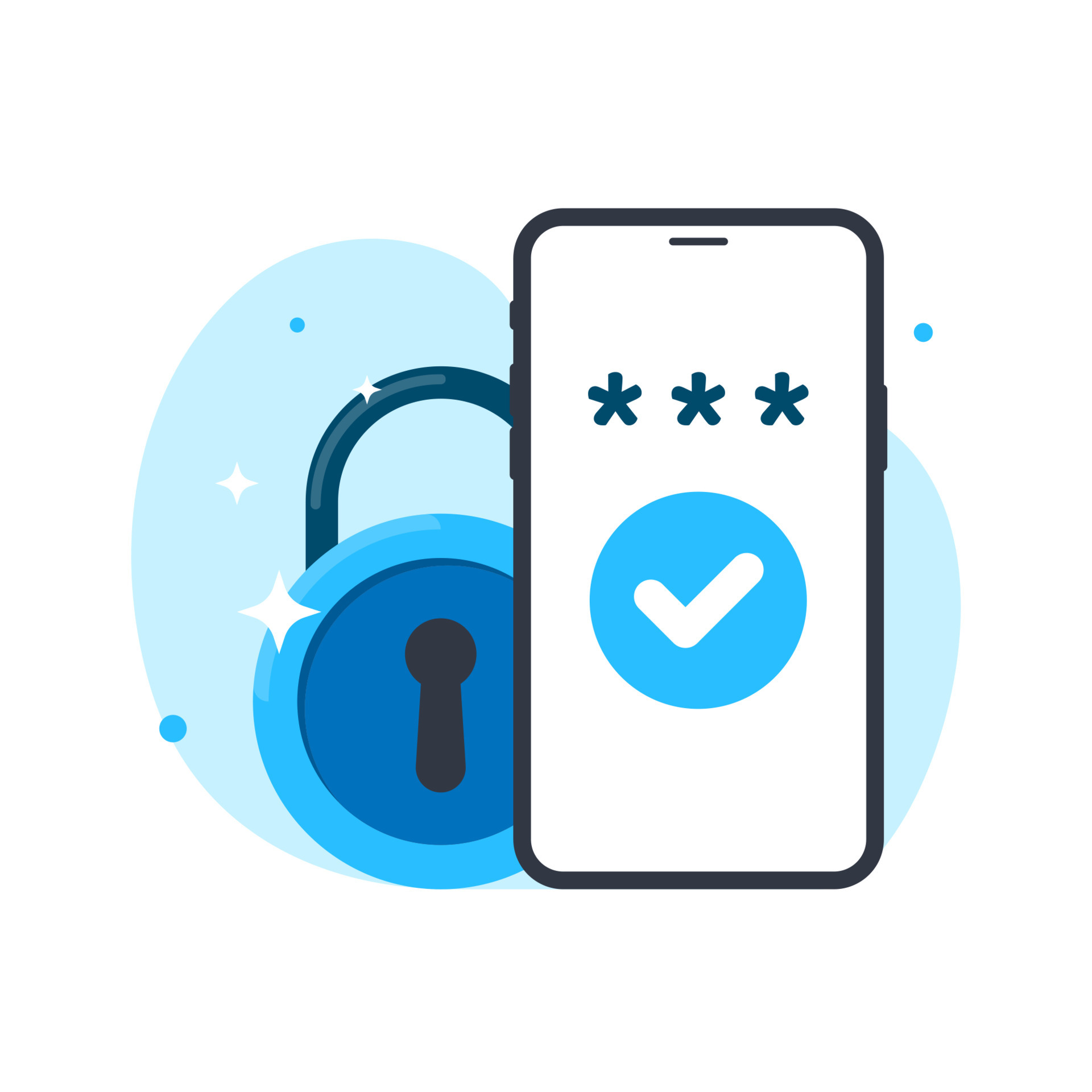 password has been reset successfully concept illustration flat design ... password has been reset successfully concept illustration flat design ...